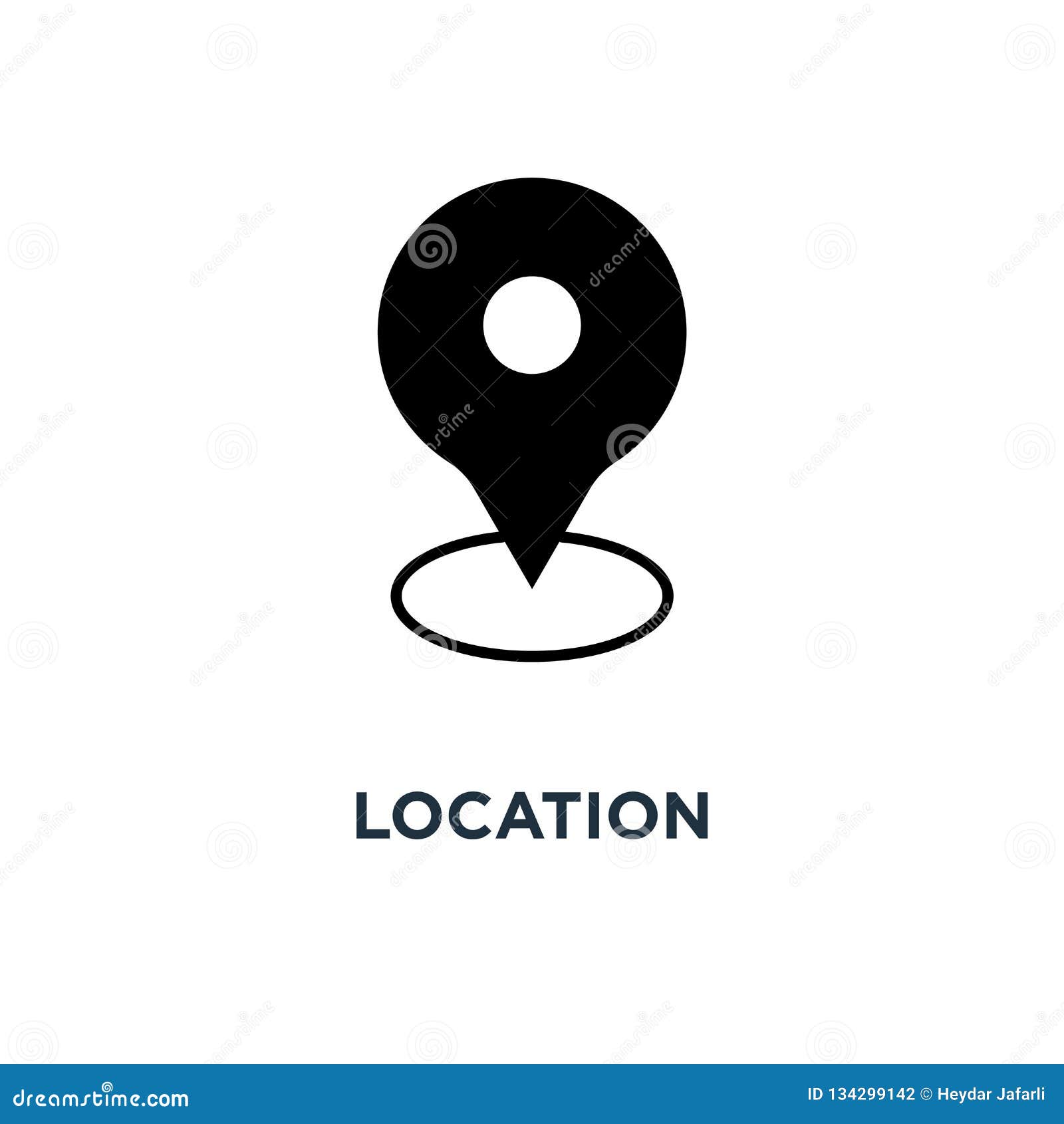 Graphisme D'emplacement Conception De Symbole De Concept D'emplacement ...