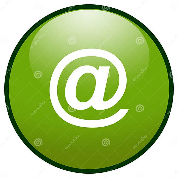 Graphisme De Bouton De Signe D'email (vert) Illustration Stock ...