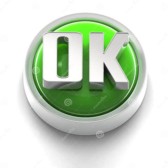 Graphisme de bouton : OK illustration stock. Illustration du accord ...