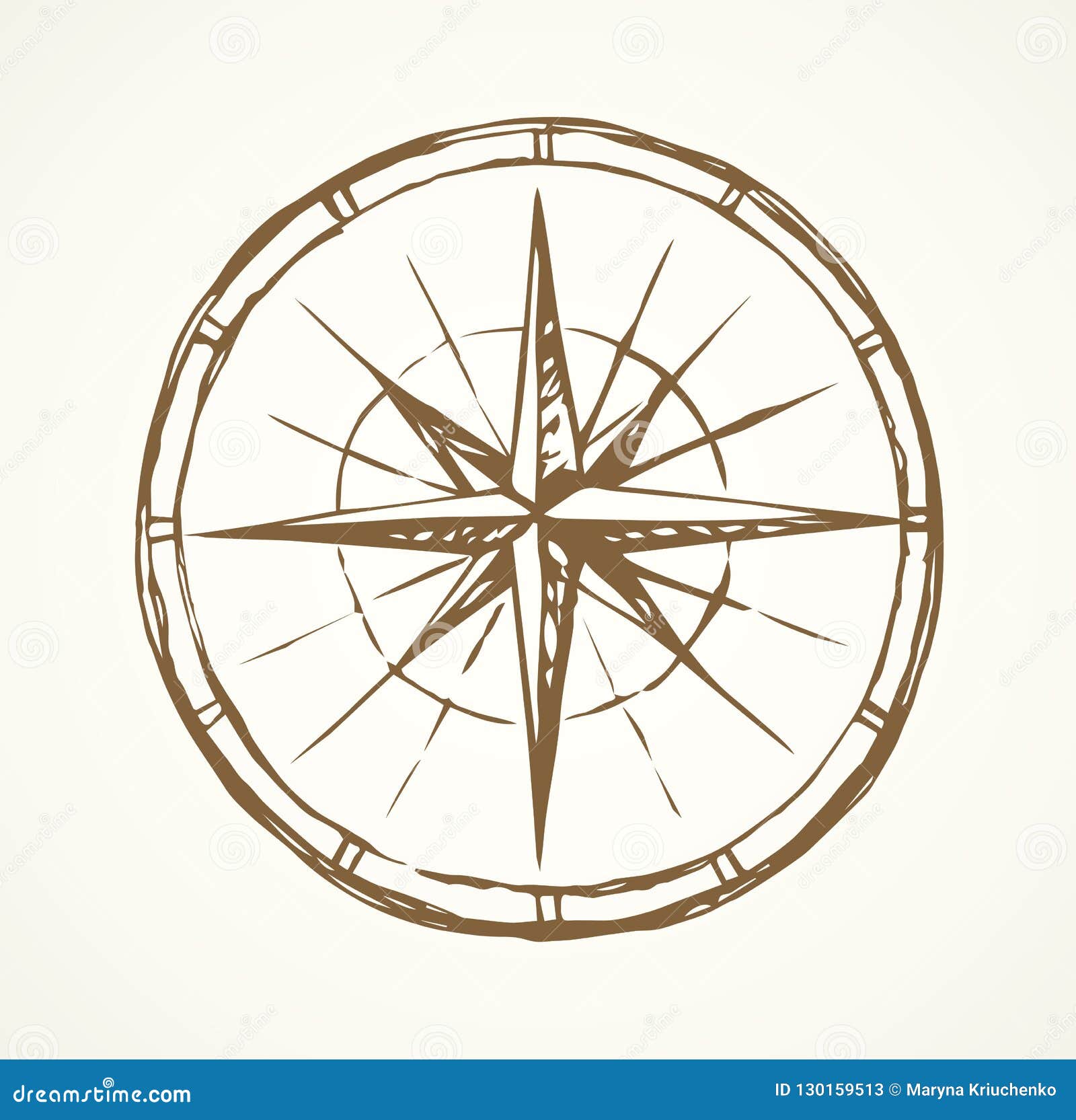 Graphisme De Compas Croquis De Vecteur Illustration de Vecteur ...