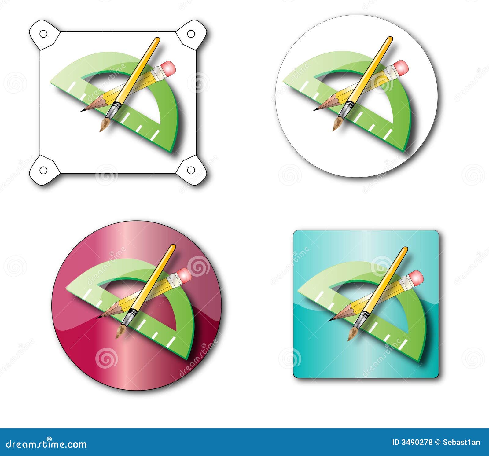 Graphisme de crayon illustration de vecteur. Illustration du courriel ...