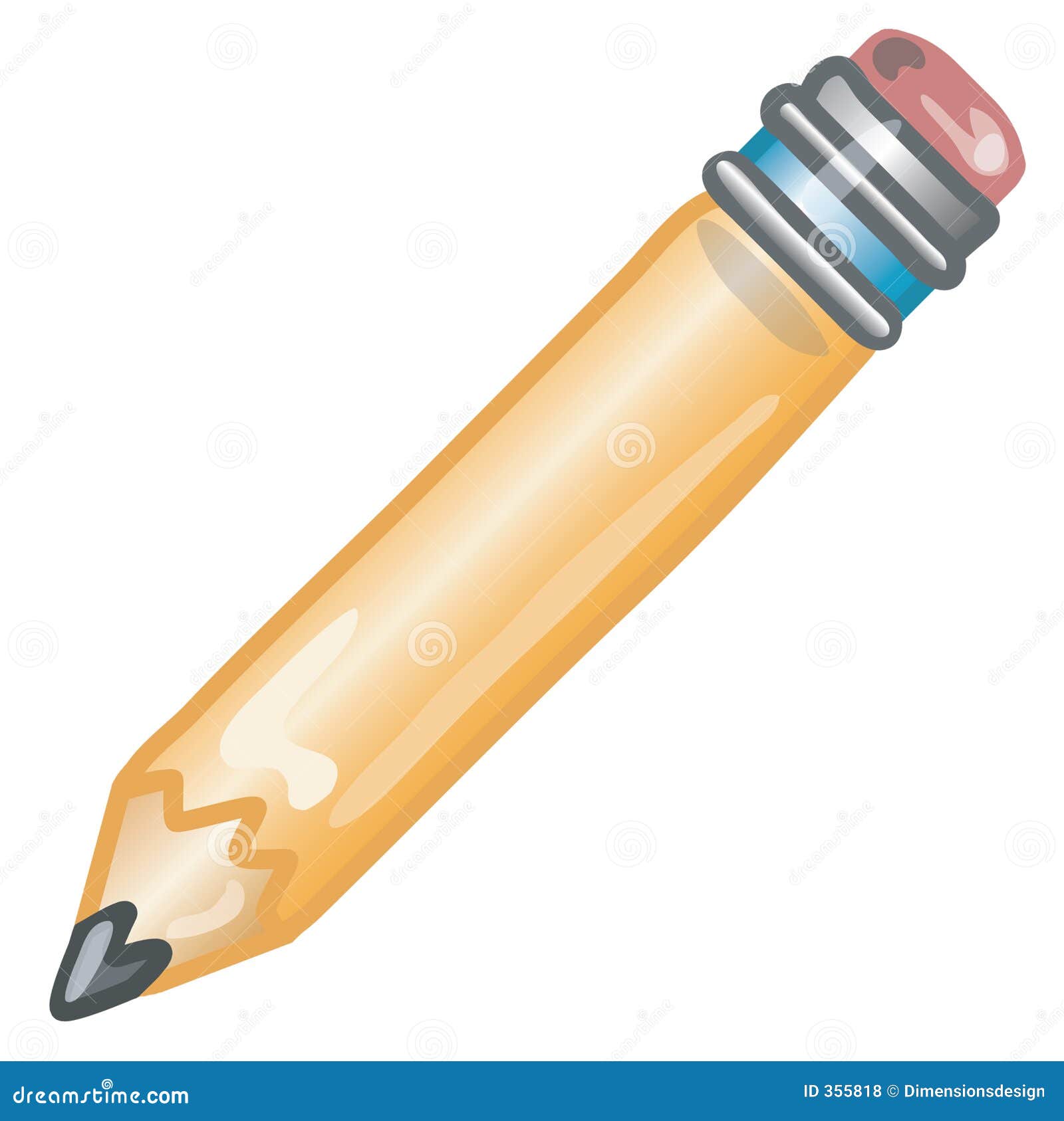 Graphisme de crayon illustration de vecteur. Illustration du logiciel ...