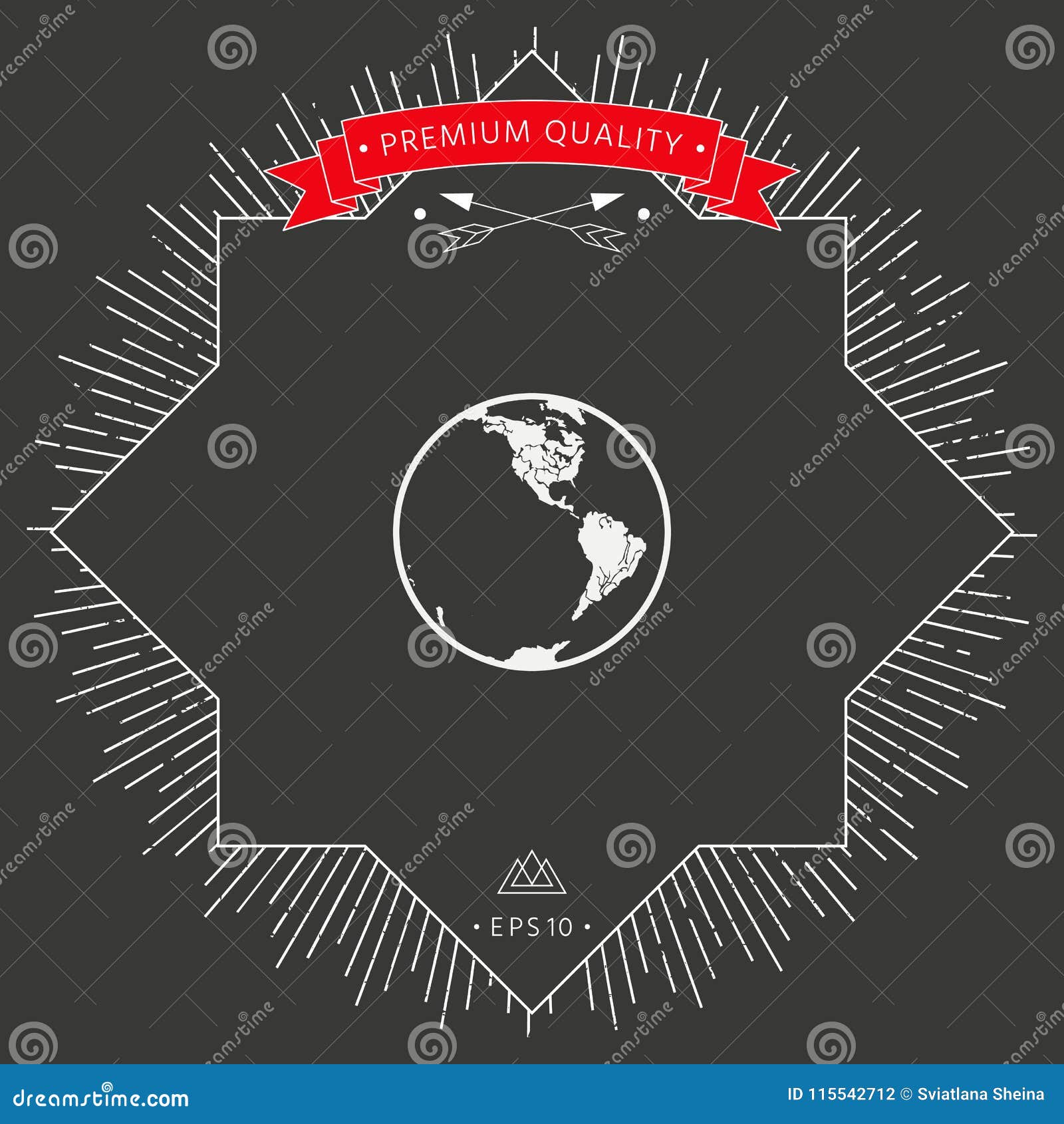 Graphisme de la terre logo illustration de vecteur. Illustration du ...