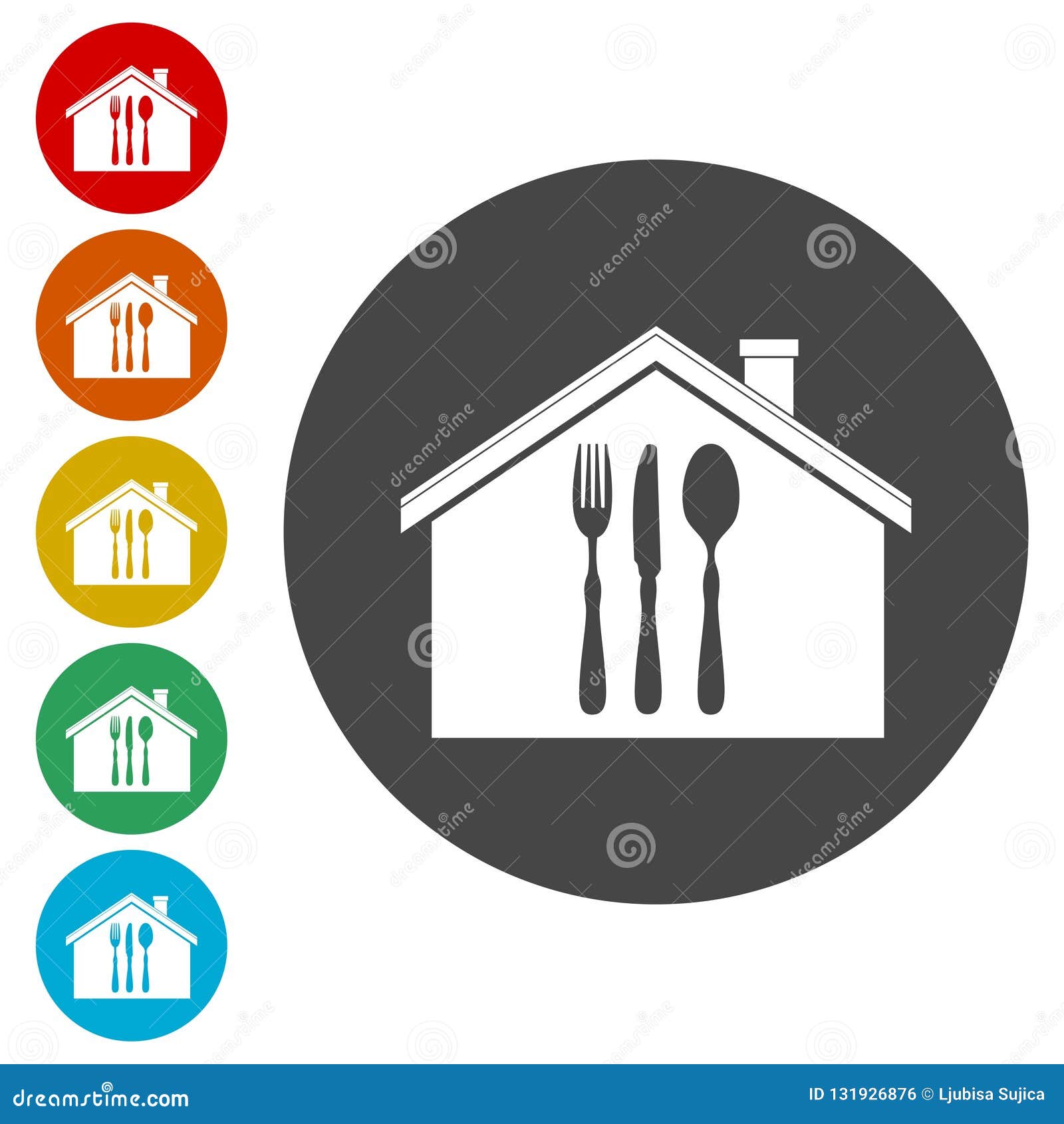 Graphisme De Restaurant Cuisson Du Symbole Illustration de Vecteur ...