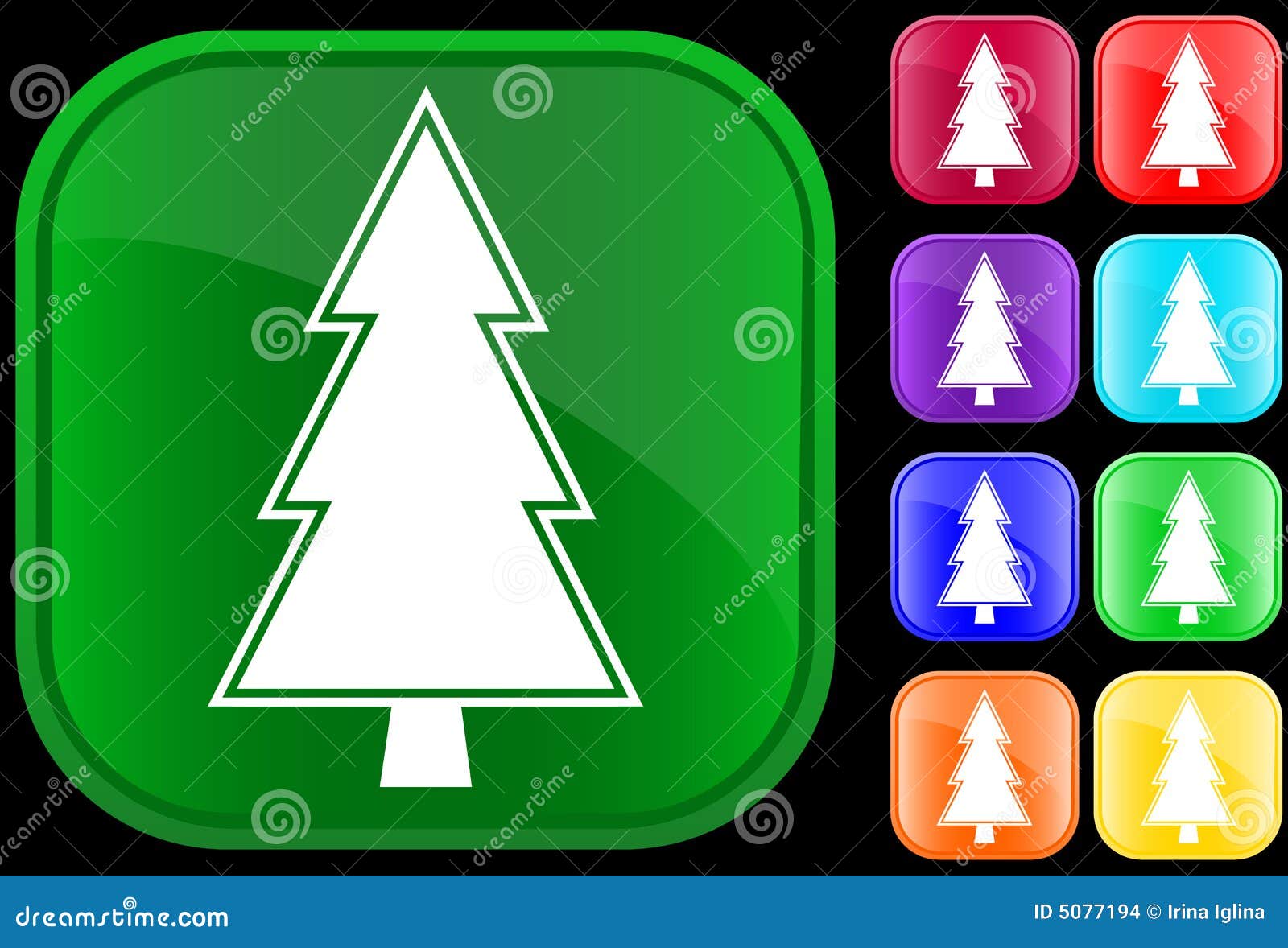 Graphisme de sapin illustration de vecteur. Illustration du vert - 5077194