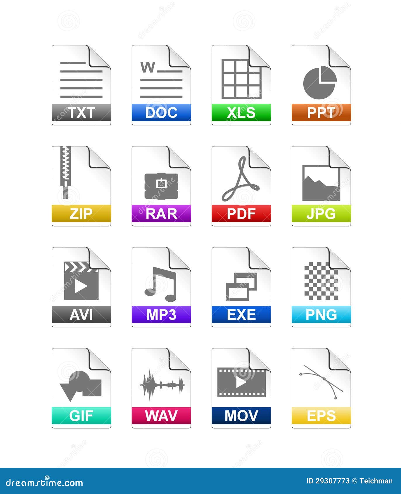 Graphisme De Type De Fichier Photo stock éditorial - Illustration du ...