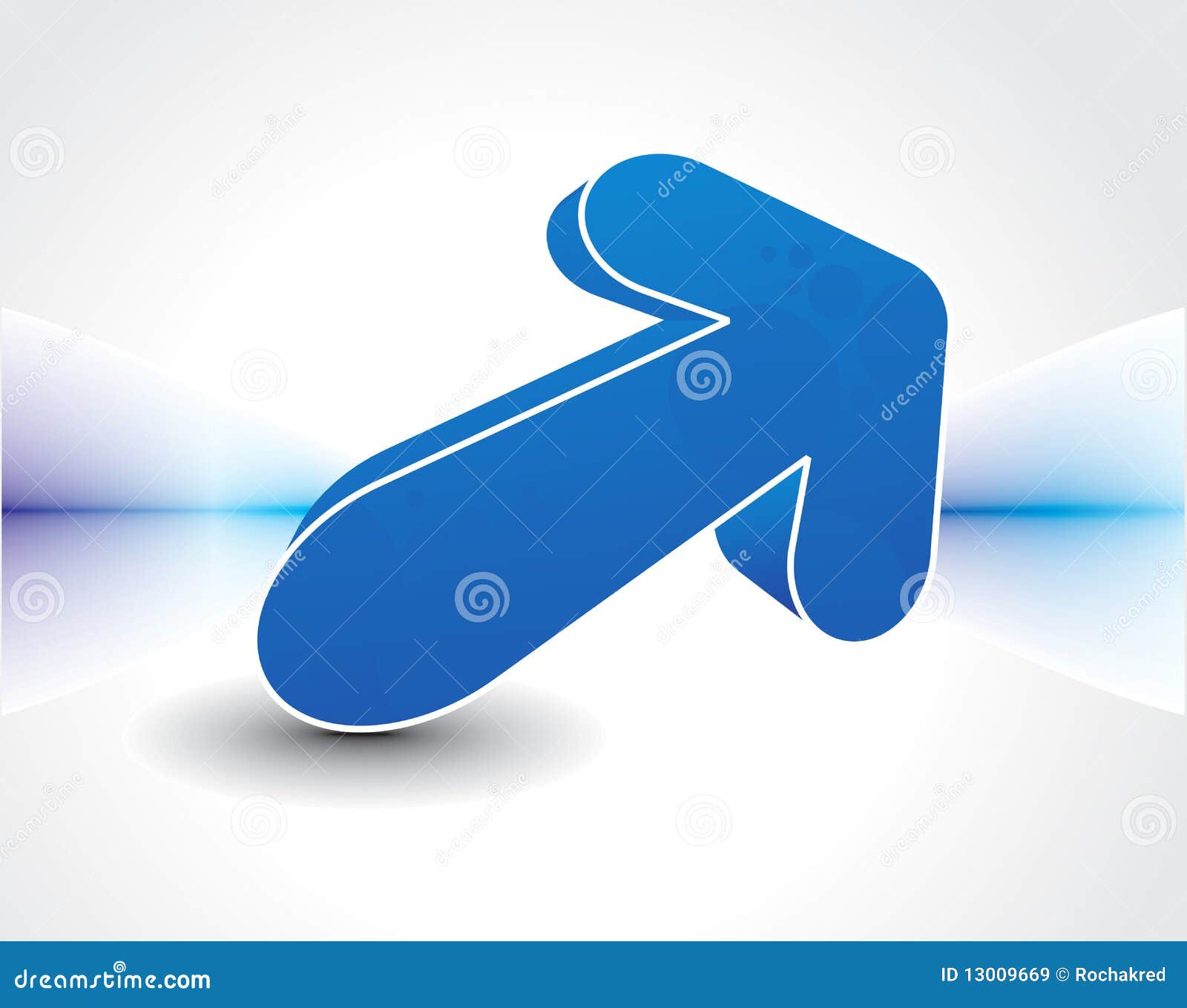 Graphisme des flèches 3d illustration de vecteur. Illustration du ...