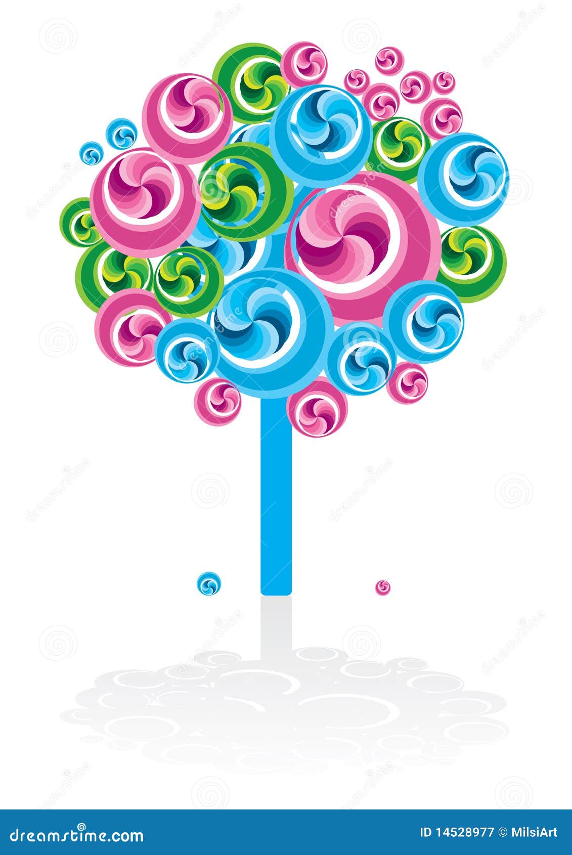 Graphisme Graphique D'arbre Illustration de Vecteur - Illustration du ...