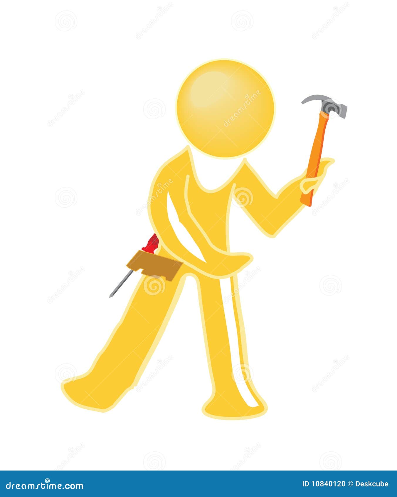 Graphisme maniable d'homme illustration de vecteur. Illustration du ...