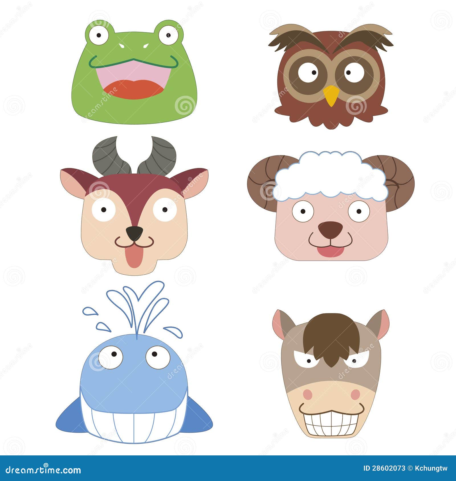 Graphisme Principal Animal Mignon Illustration de Vecteur ...