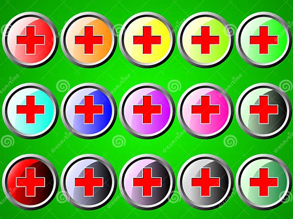 Graphisme Rond Avec La Croix Illustration Stock - Illustration du ...