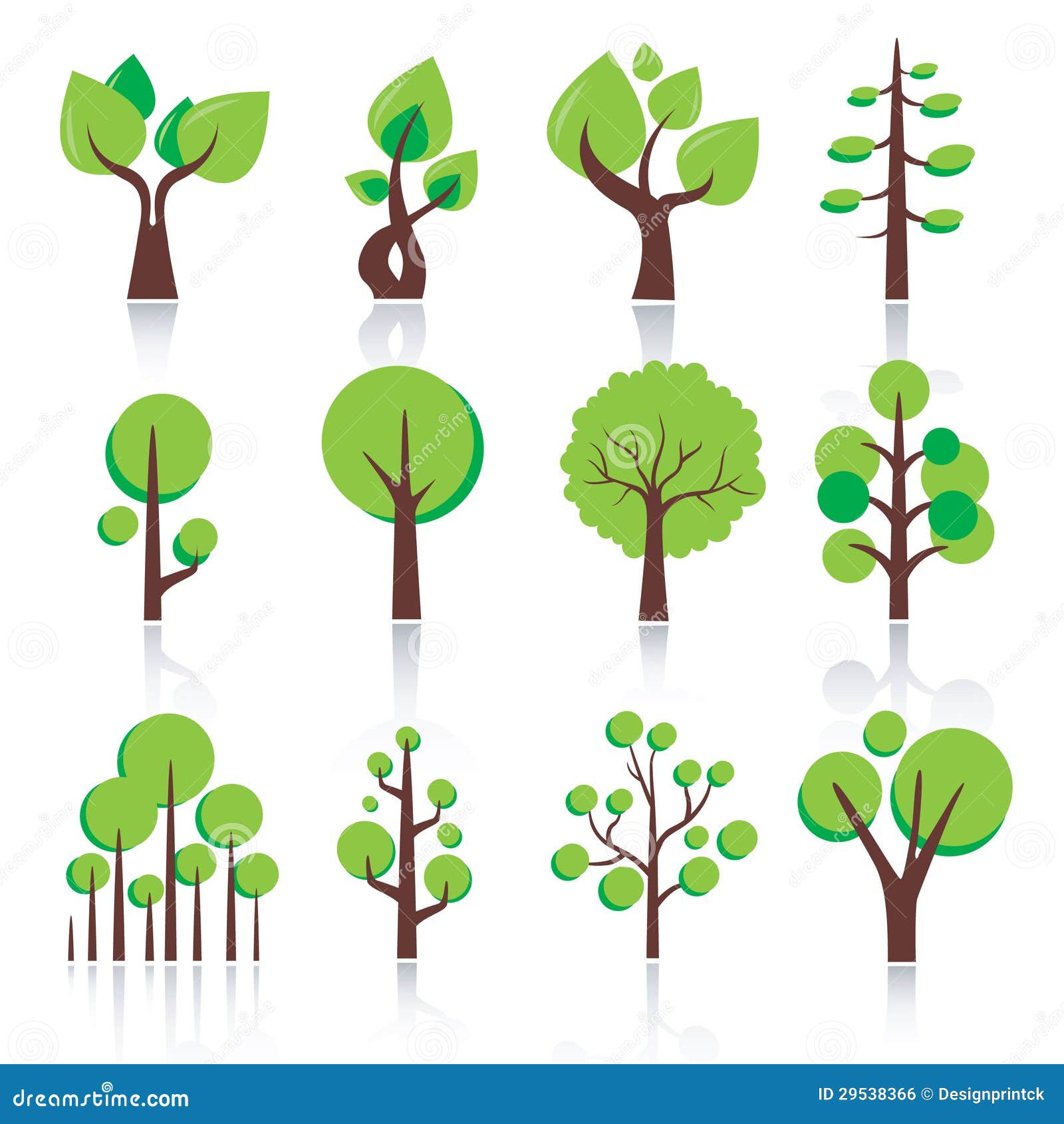 Graphisme simple d'arbre illustration de vecteur. Illustration du logo ...