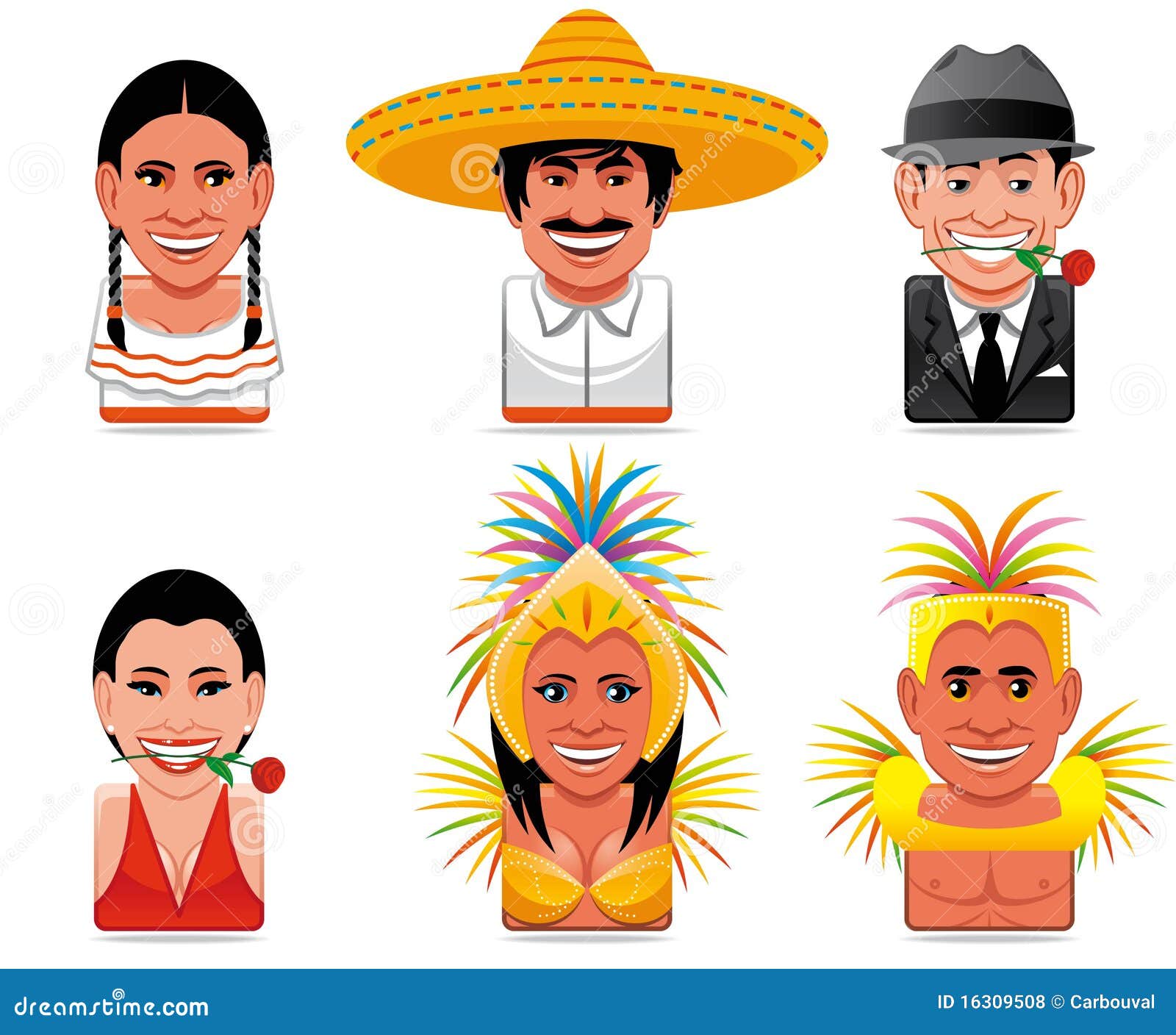 Graphismes De Gens Du Monde D'avatar Illustration Stock - Illustration ...