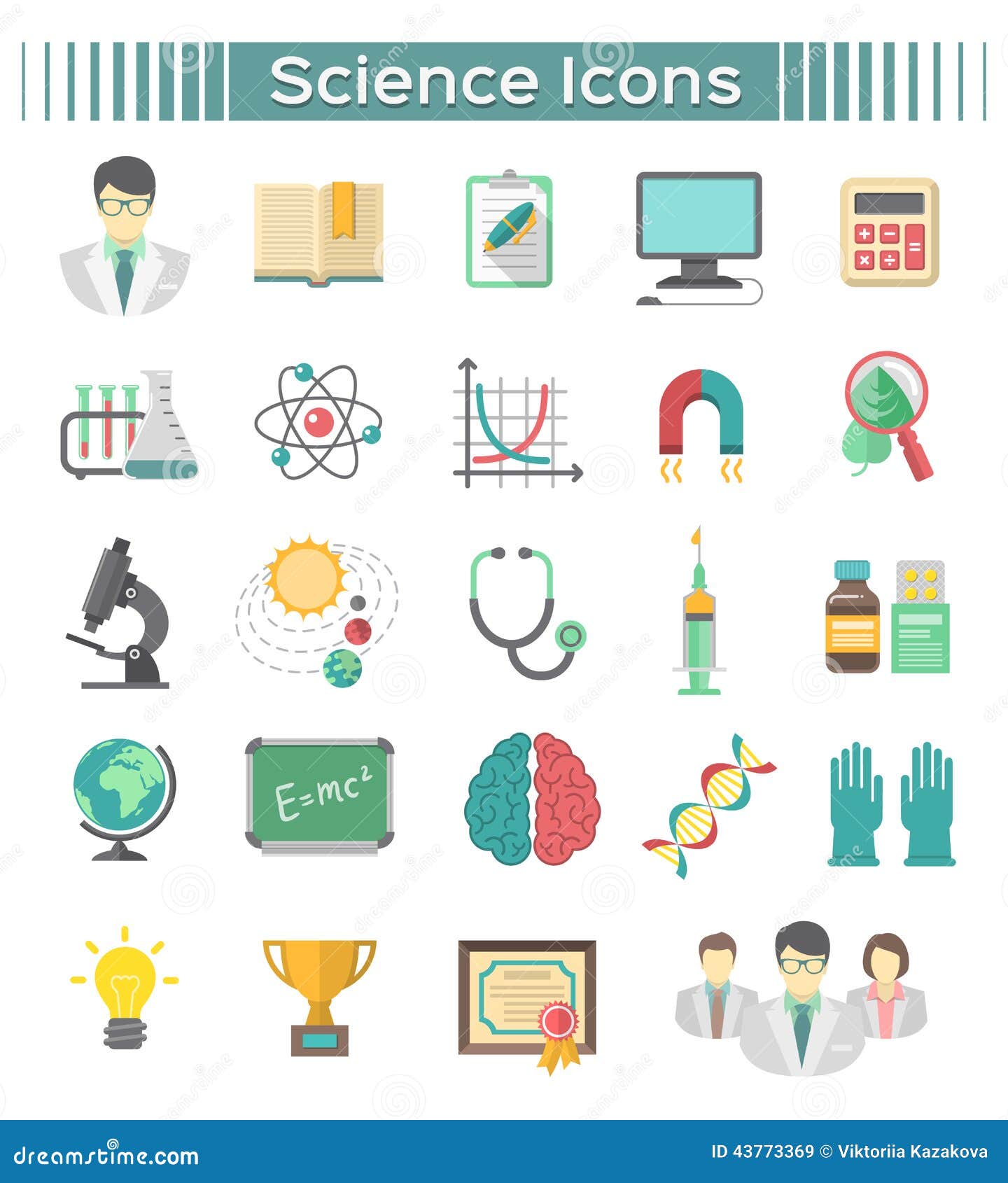 Graphismes de la Science illustration de vecteur. Illustration du ...