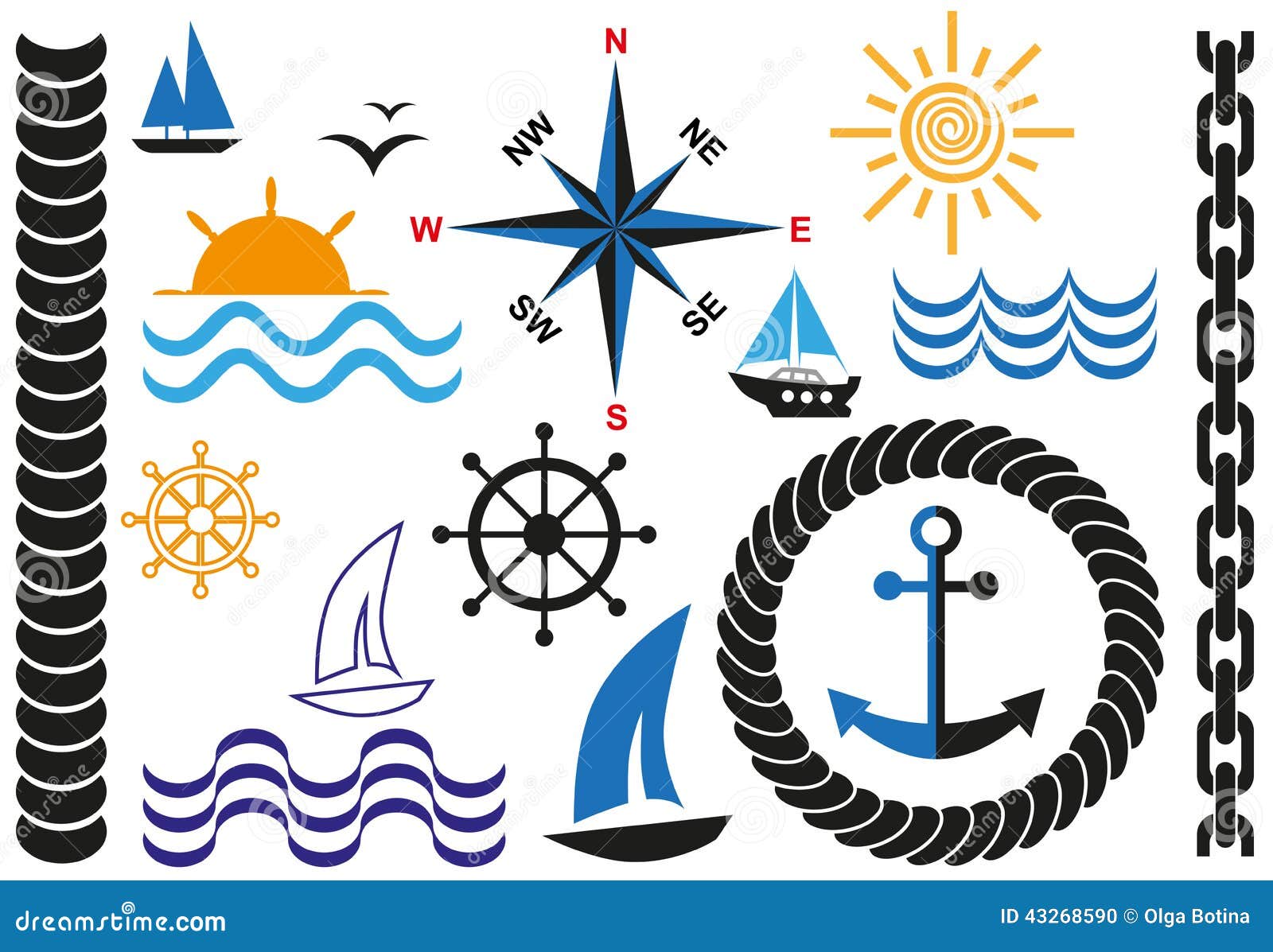 Graphismes de mer illustration de vecteur. Illustration of fond - 43268590