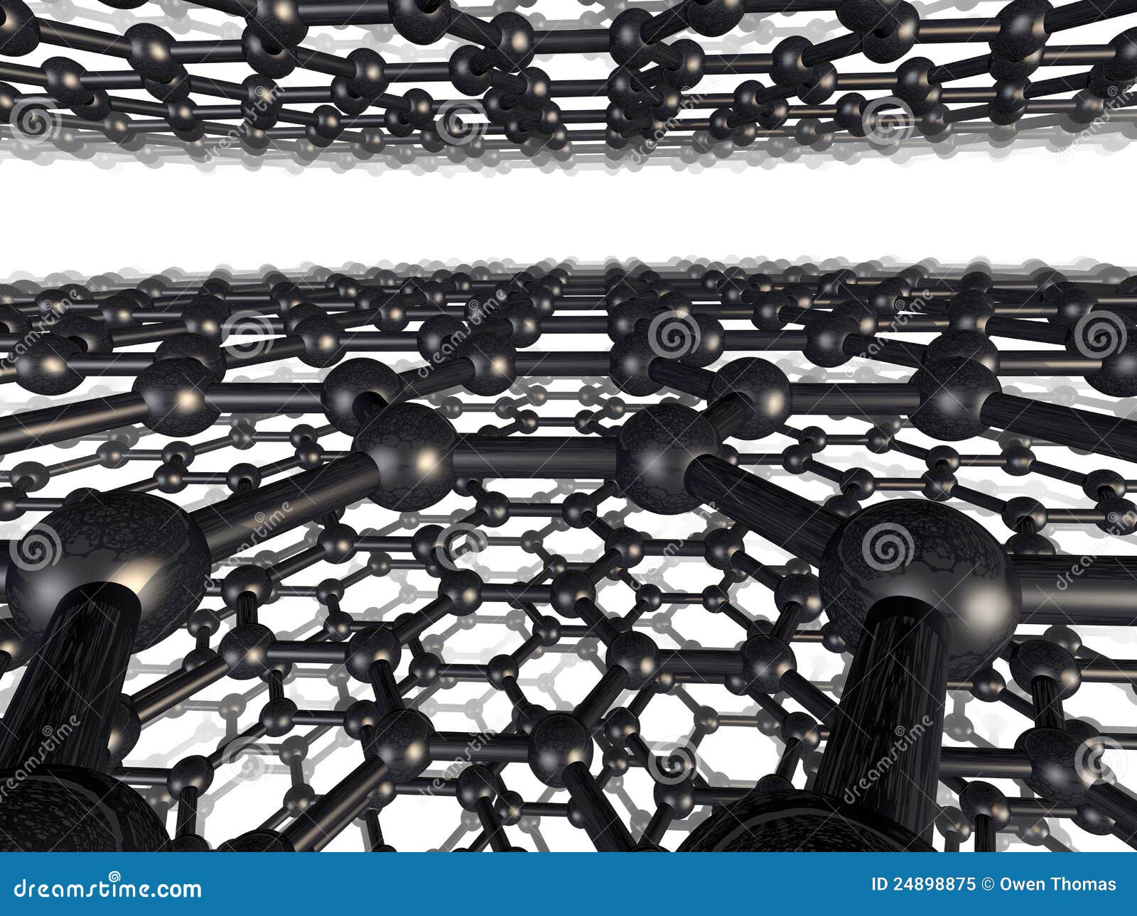 The Structure Of Graphite Stock Image | CartoonDealer.com #55335133