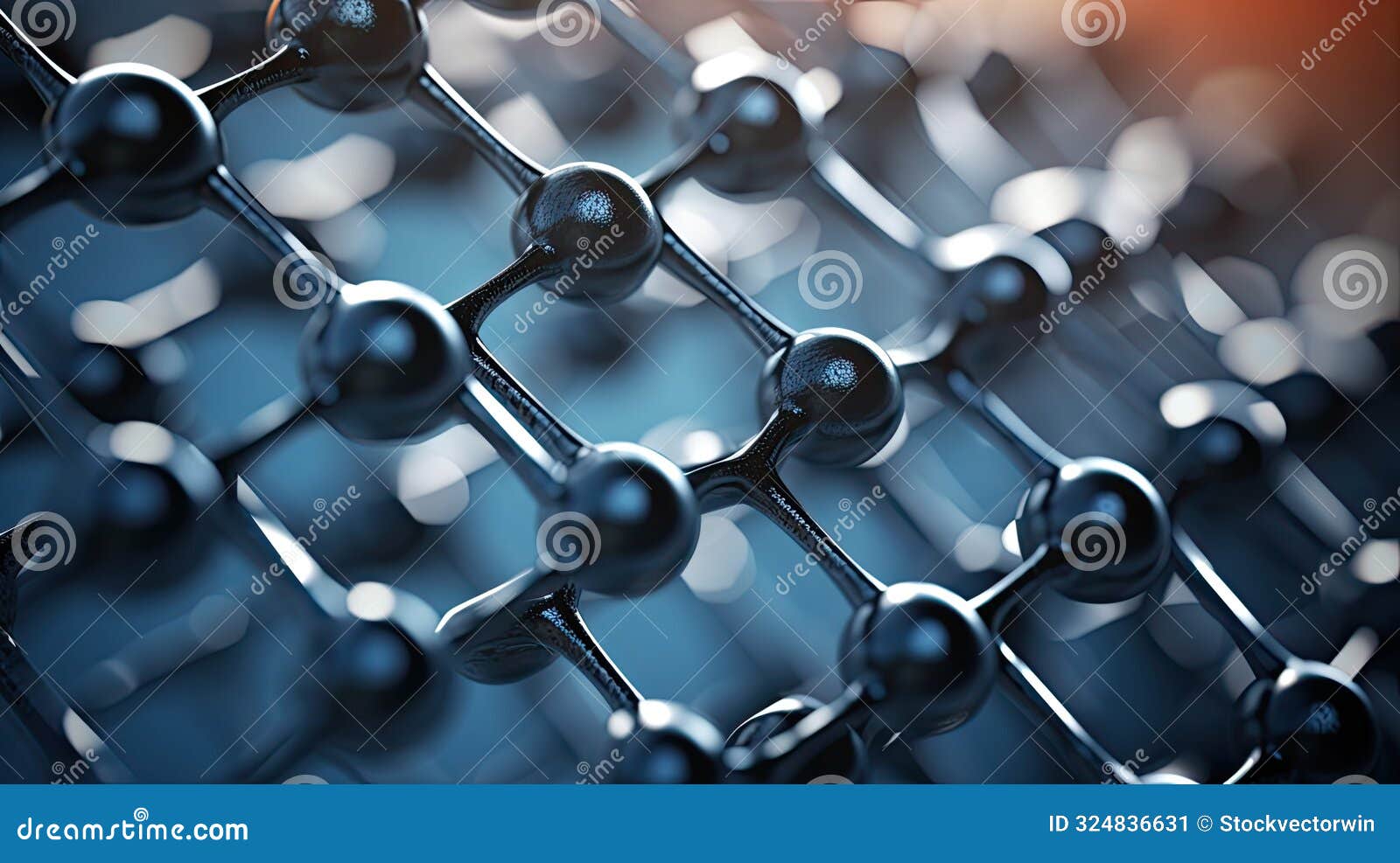Graphite Atom Structure Cartoon Vector | CartoonDealer.com #6544235