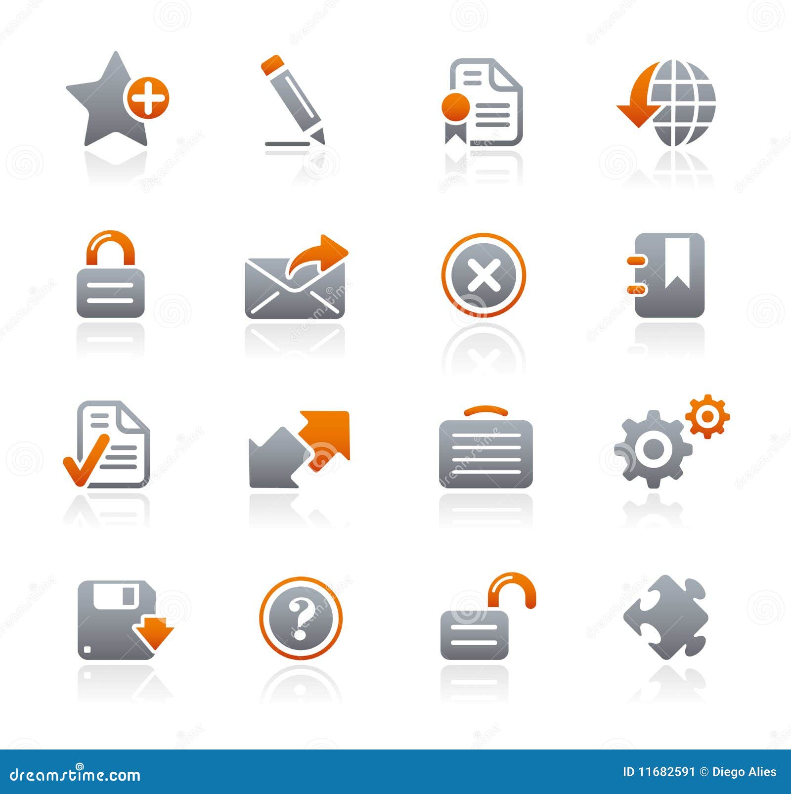 Graphite Icons // Web Site & Internet Stock Vector - Illustration of ...