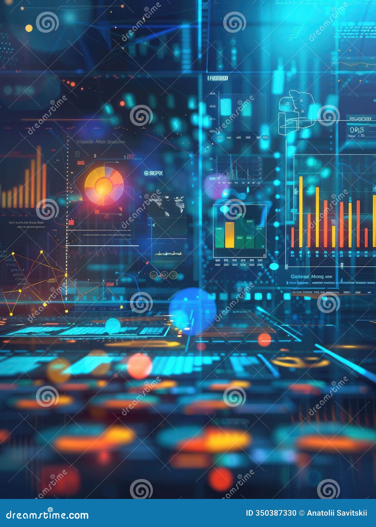 Graphs and Analytics Data Illustrate Social Media Activity Metrics ...