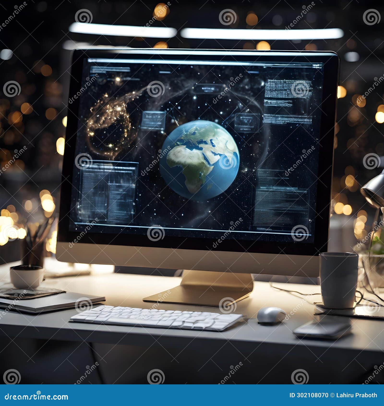 Graphs and Charts, Concept of Business, Laptop, Desktop Stock ...