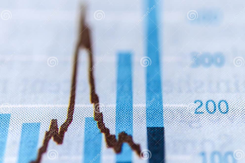 Graphs and Charts. Macro stock photo. Image of economy - 149740000