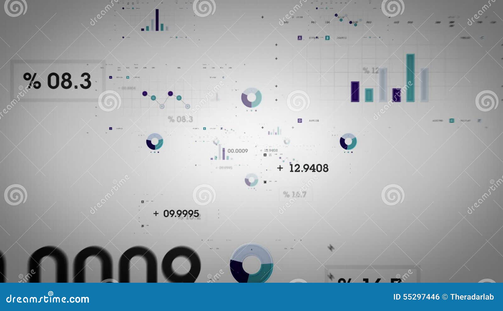 Graphs and Data Cool Lite stock footage. Video of margins - 55297446