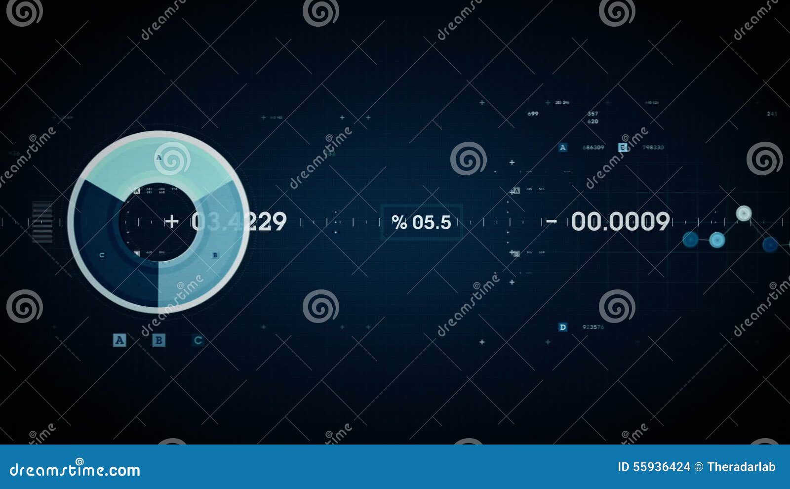 Graphs and Data Tracking Blue Stock Footage - Video of finance ...