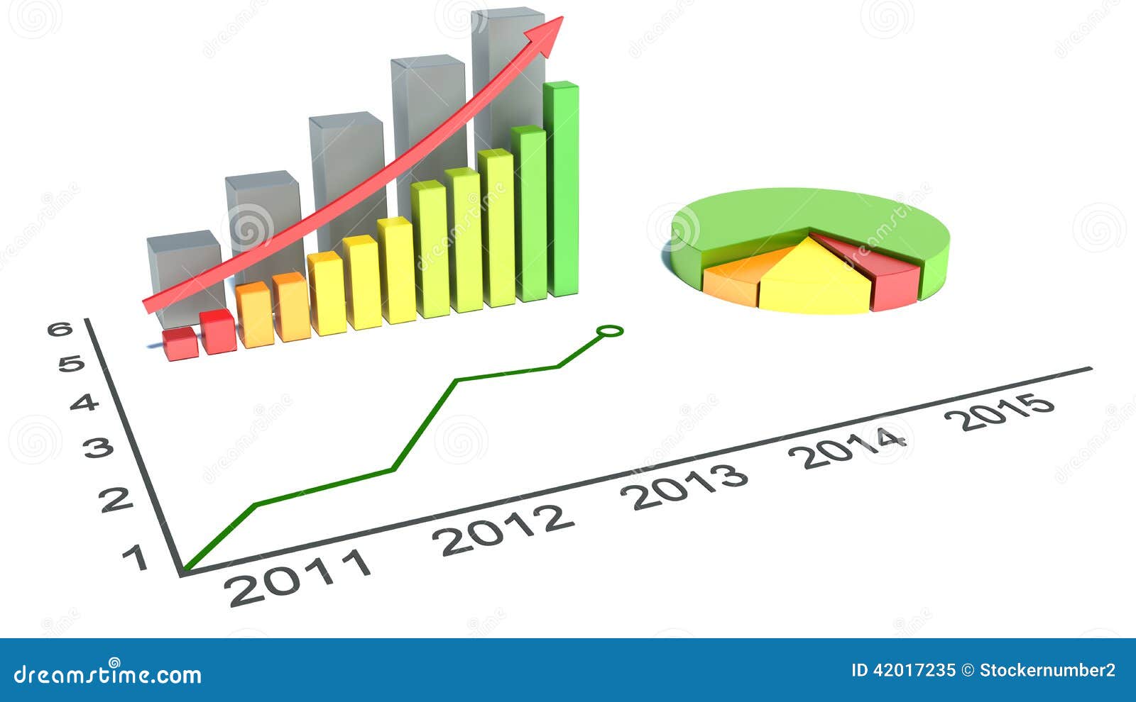 Graphs of Financial Analysis Stock Illustration - Illustration of chart ...