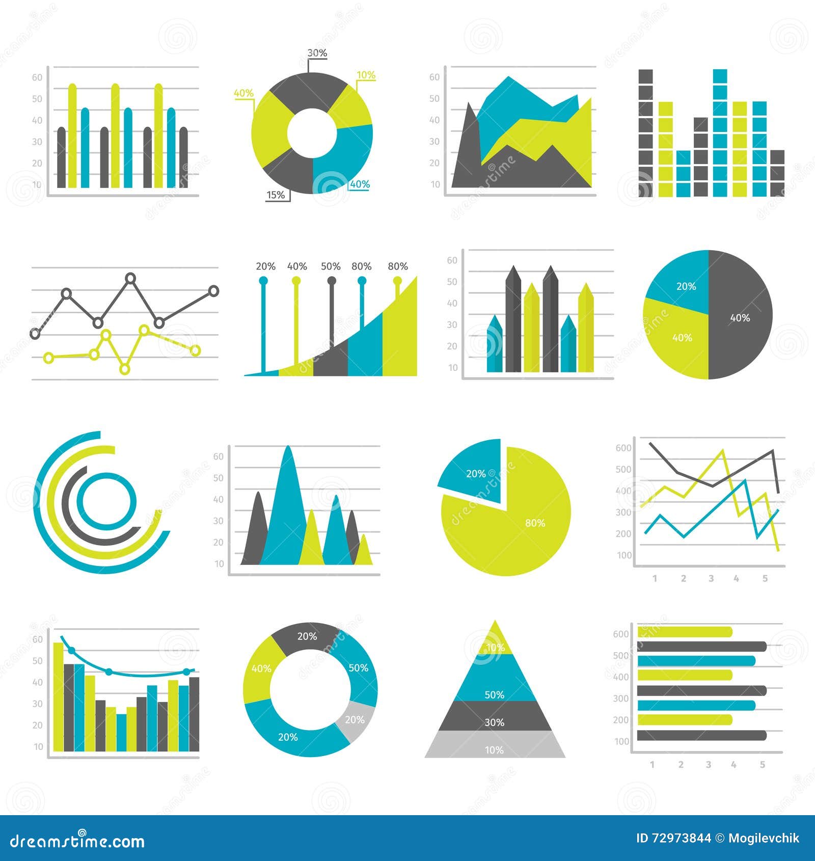 Graphs Flat Icons Set stock vector. Illustration of market - 72973844 Graphs Flat Icons Set stock vector. Illustration of market - 72973844