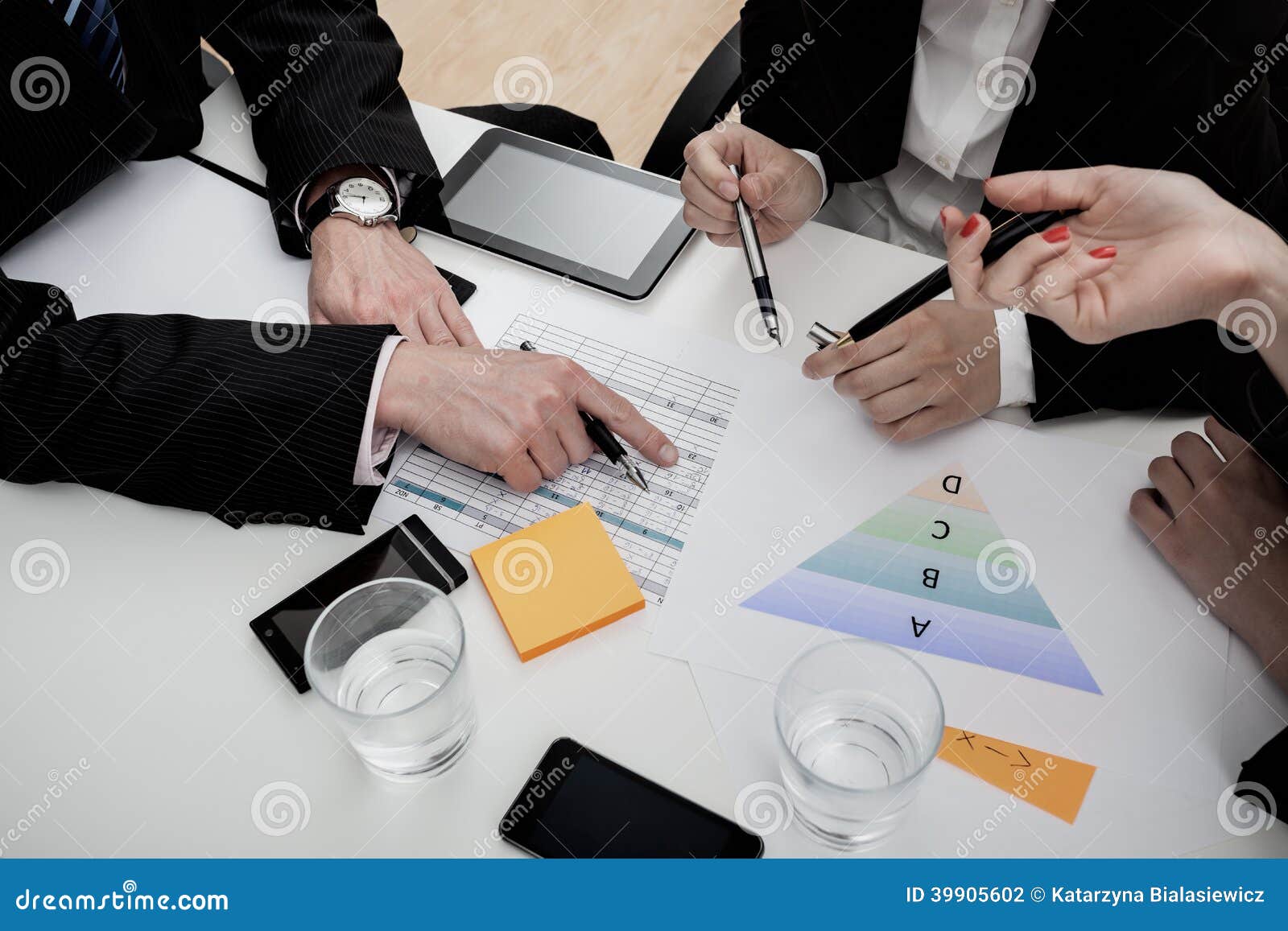 Graphs and notes stock photo. Image of businessmen, file - 39905602