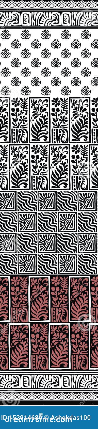 GRAPHS PATTERN pattern stock illustration. Illustration of saree ...