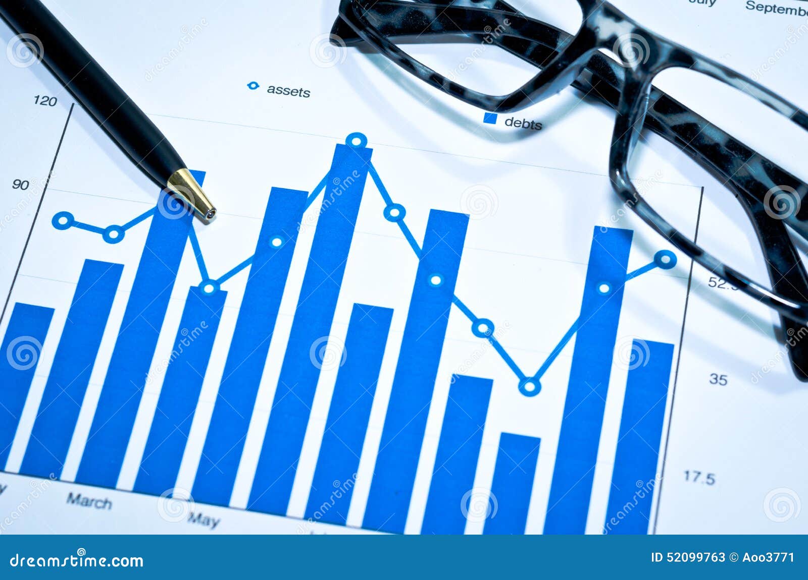 Graphs research stock image. Image of accounting, financial - 52099763