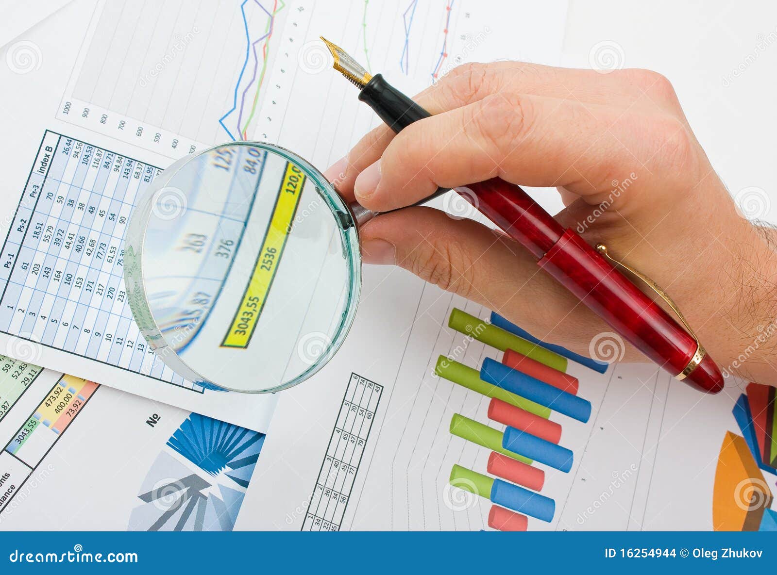 Graphs Tables and Documents Stock Photo - Image of calculation, count ...