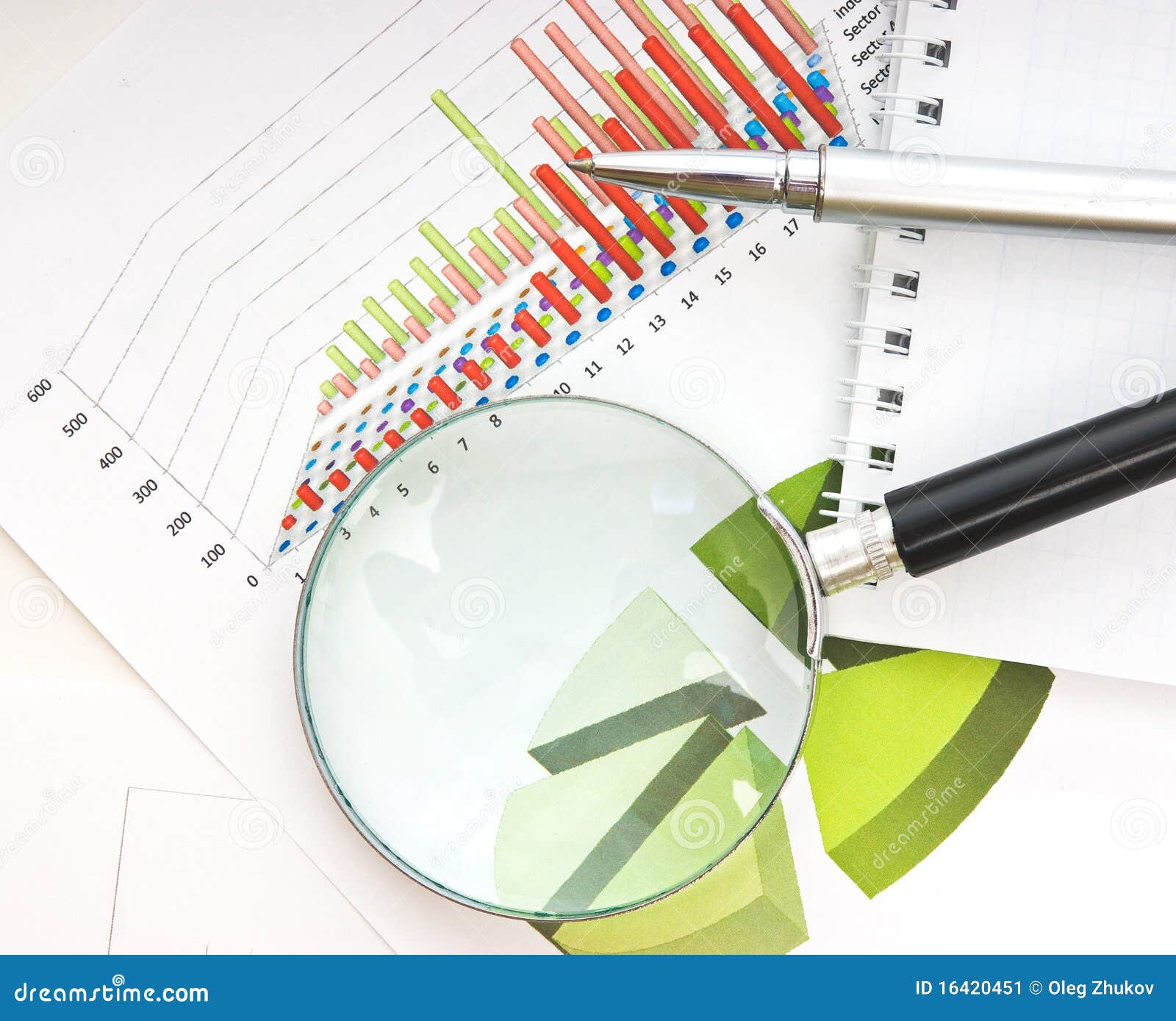 Graphs Tables and Documents Stock Image - Image of documents ...