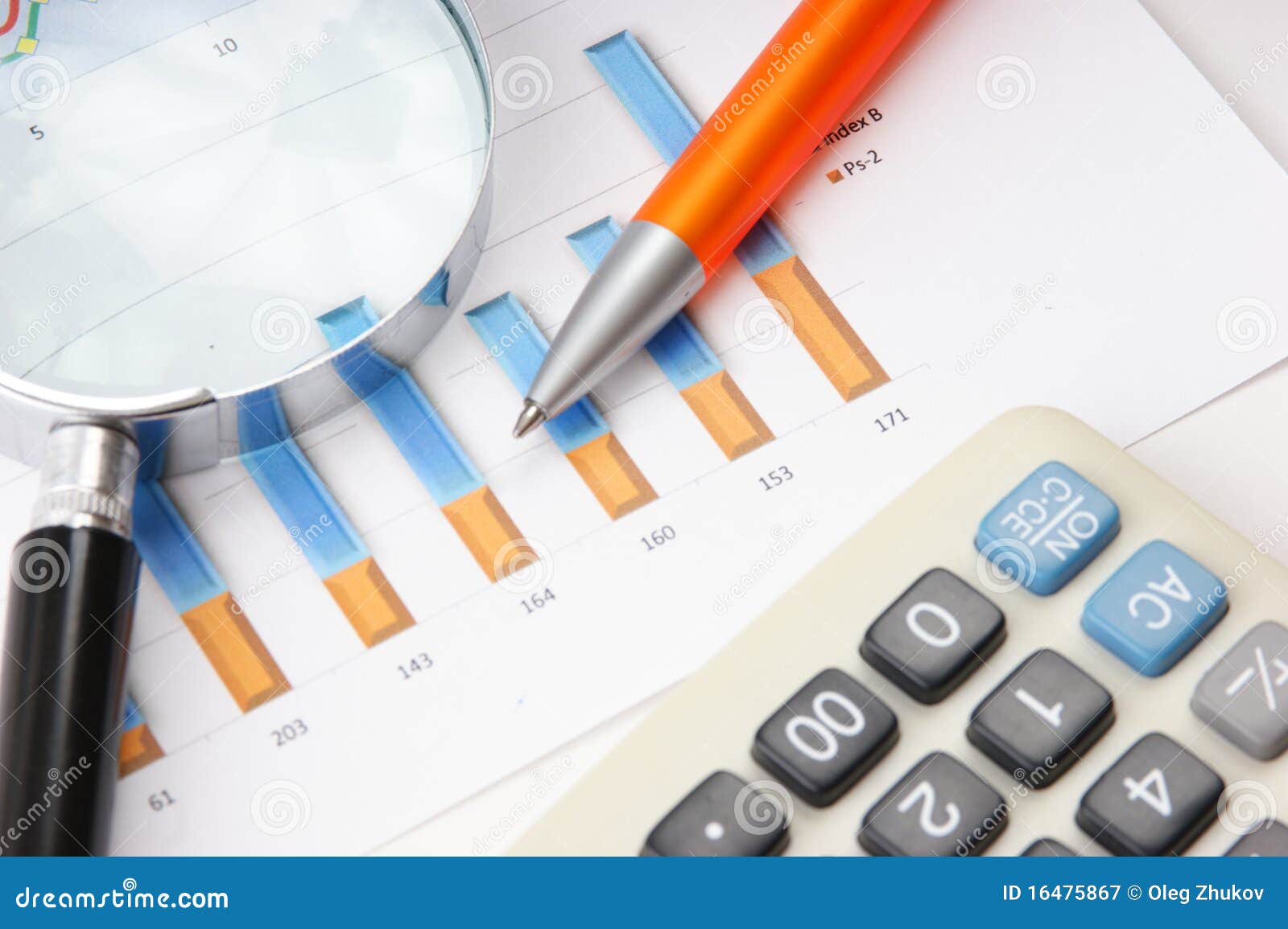 Graphs Tables and Documents Stock Image - Image of documents, tools ...