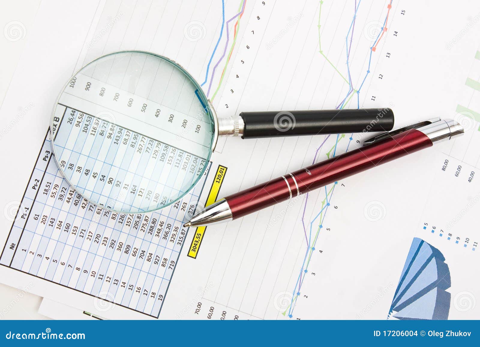 Graphs Tables and Documents Stock Photo - Image of industry, count ...