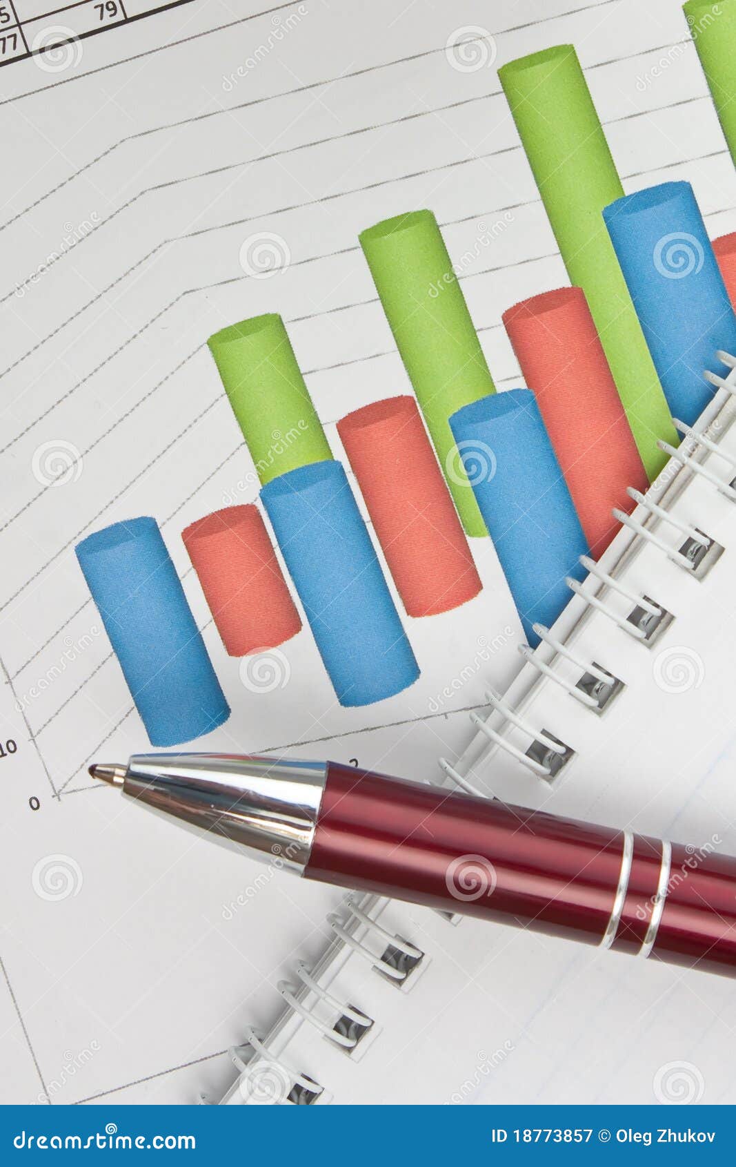 Graphs Tables and Documents Stock Image - Image of industry, count ...
