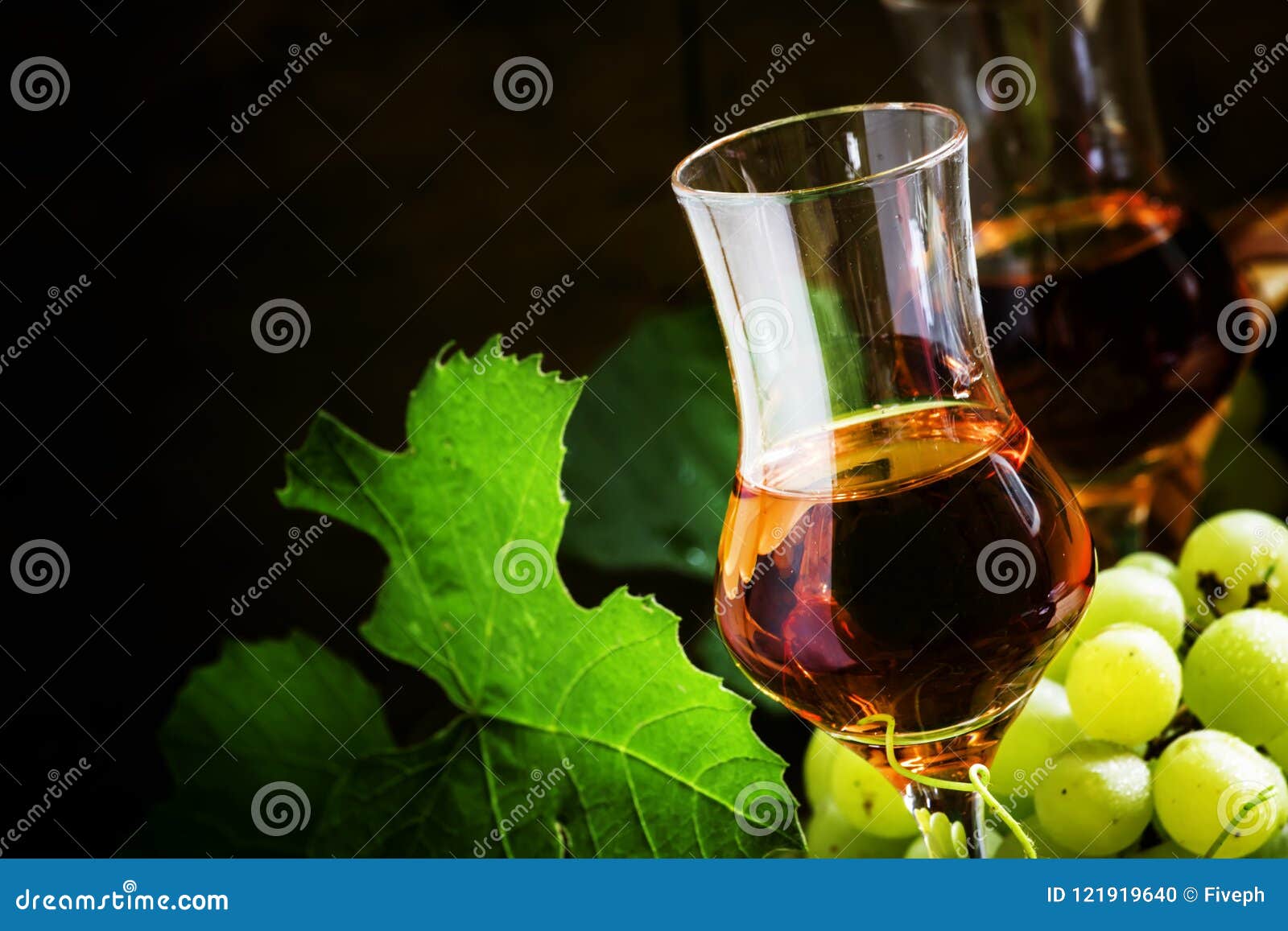 Grappa, Grape Vodka, Selective Focus Stock Photo - Image of ...
