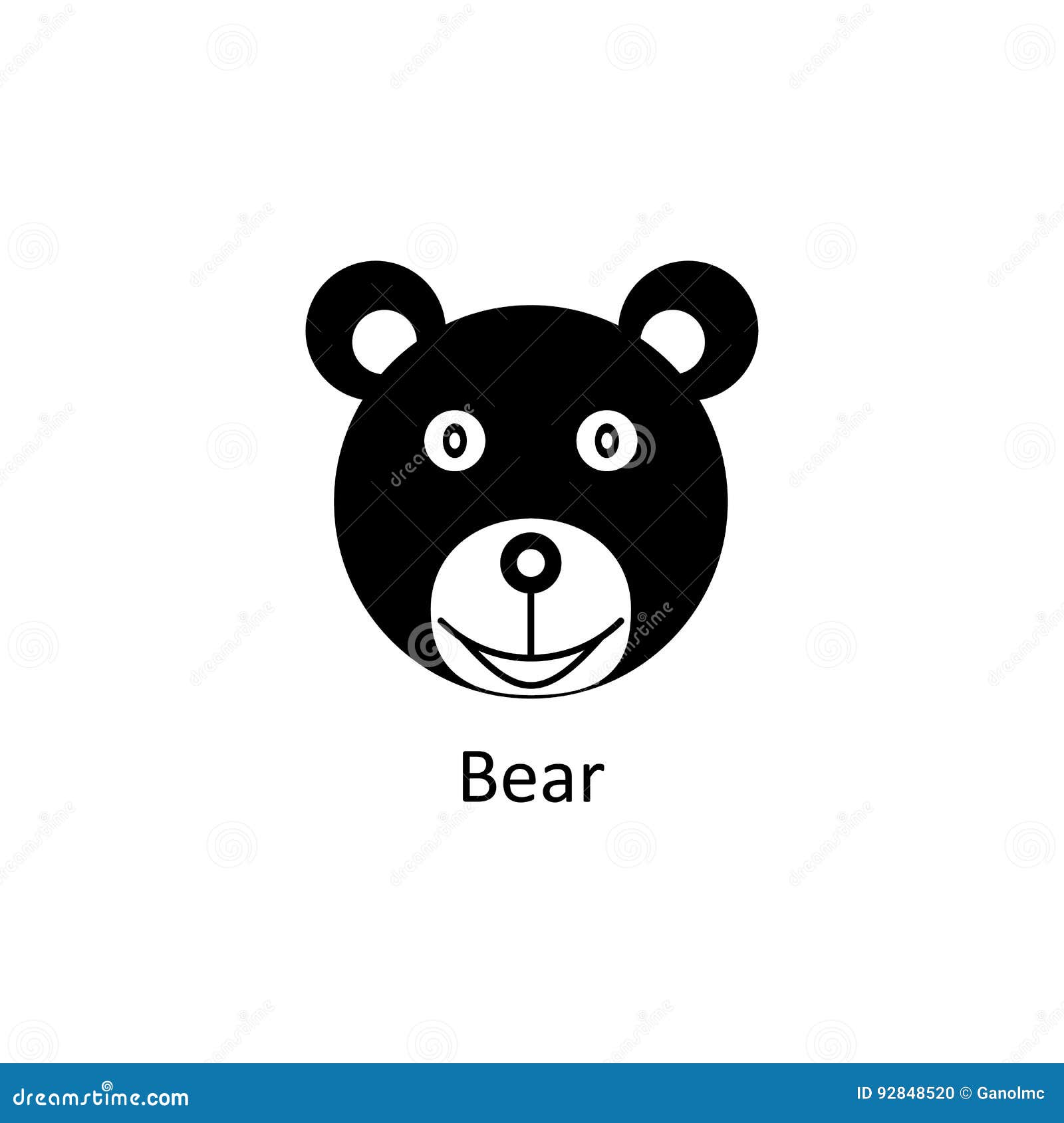 Grappig Draag Pictogram Silhouet Vectorpictogram Vector Illustratie ...