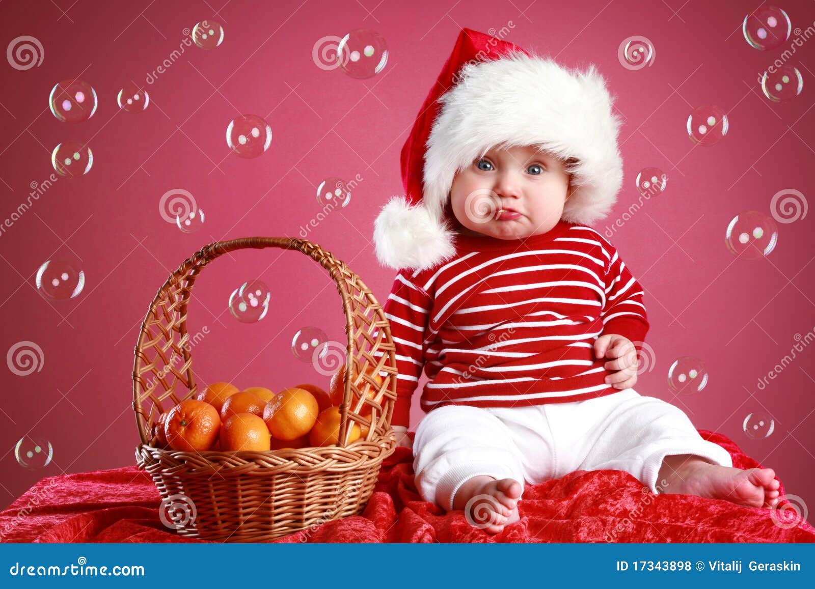 Grappig Kind in Kerstmis Rood GLB Stock Foto - Image of vakantie ...