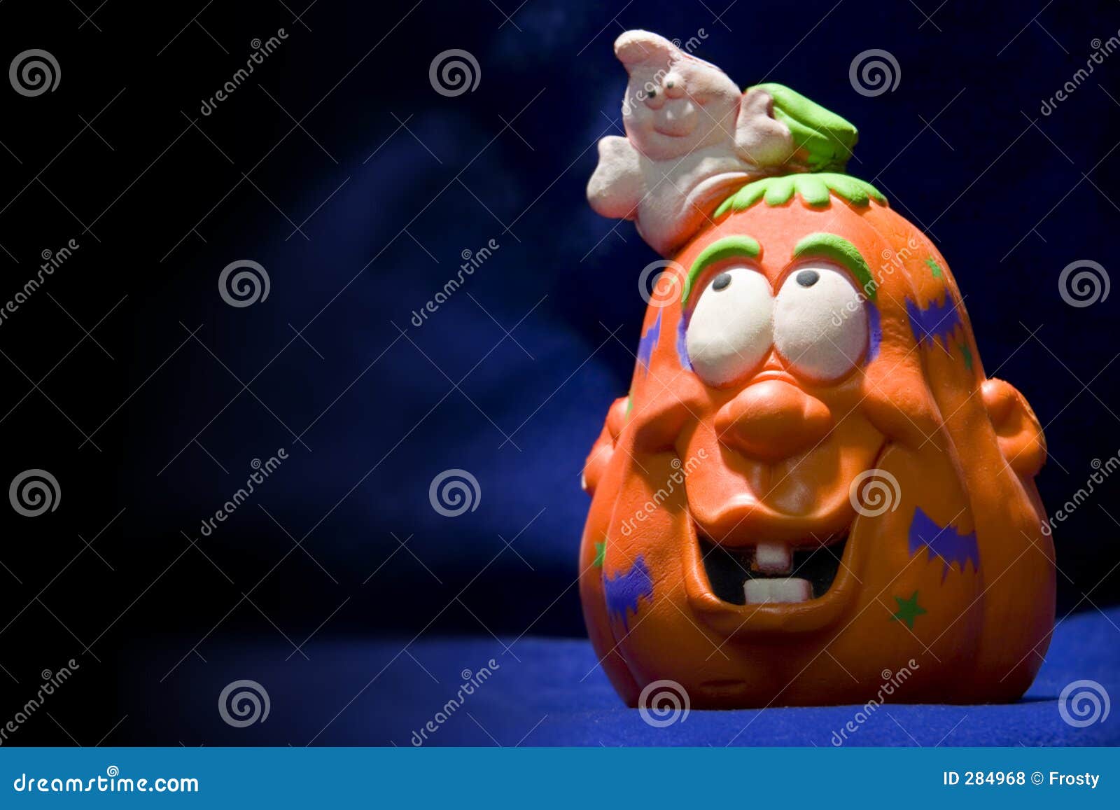 Grappig pompoenhoofd stock foto. Image of gezicht, spook - 284968