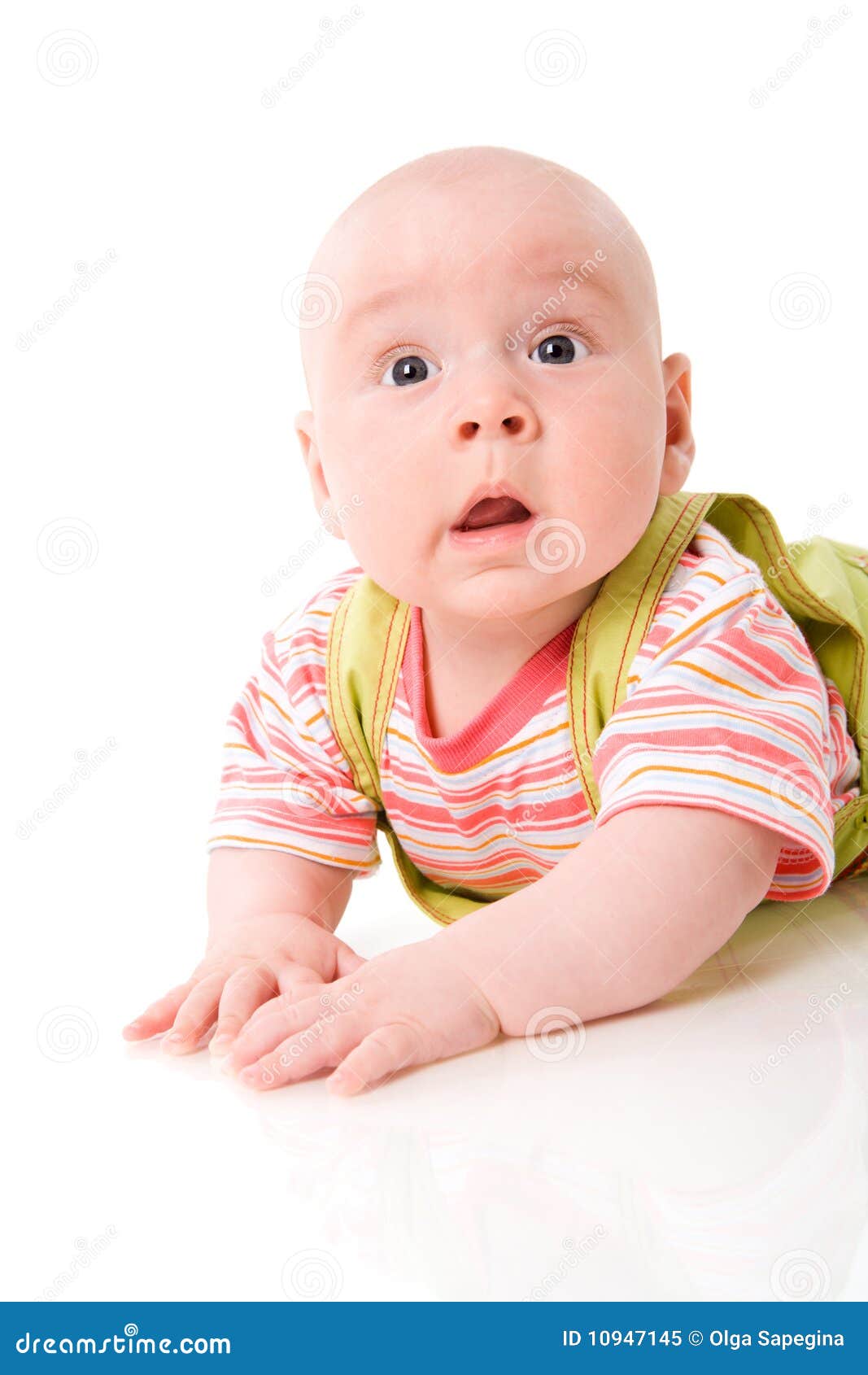 Grappige Baby stock afbeelding. Image of één, zorg, onschuld - 10947145