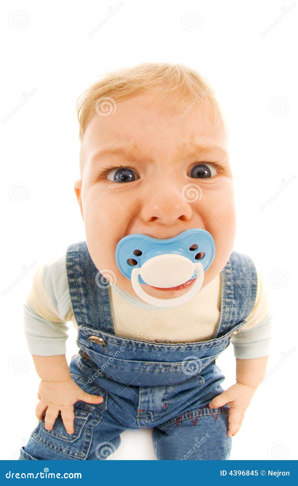 Grappige baby stock afbeelding. Image of pasgeboren, kinderjaren - 4396845