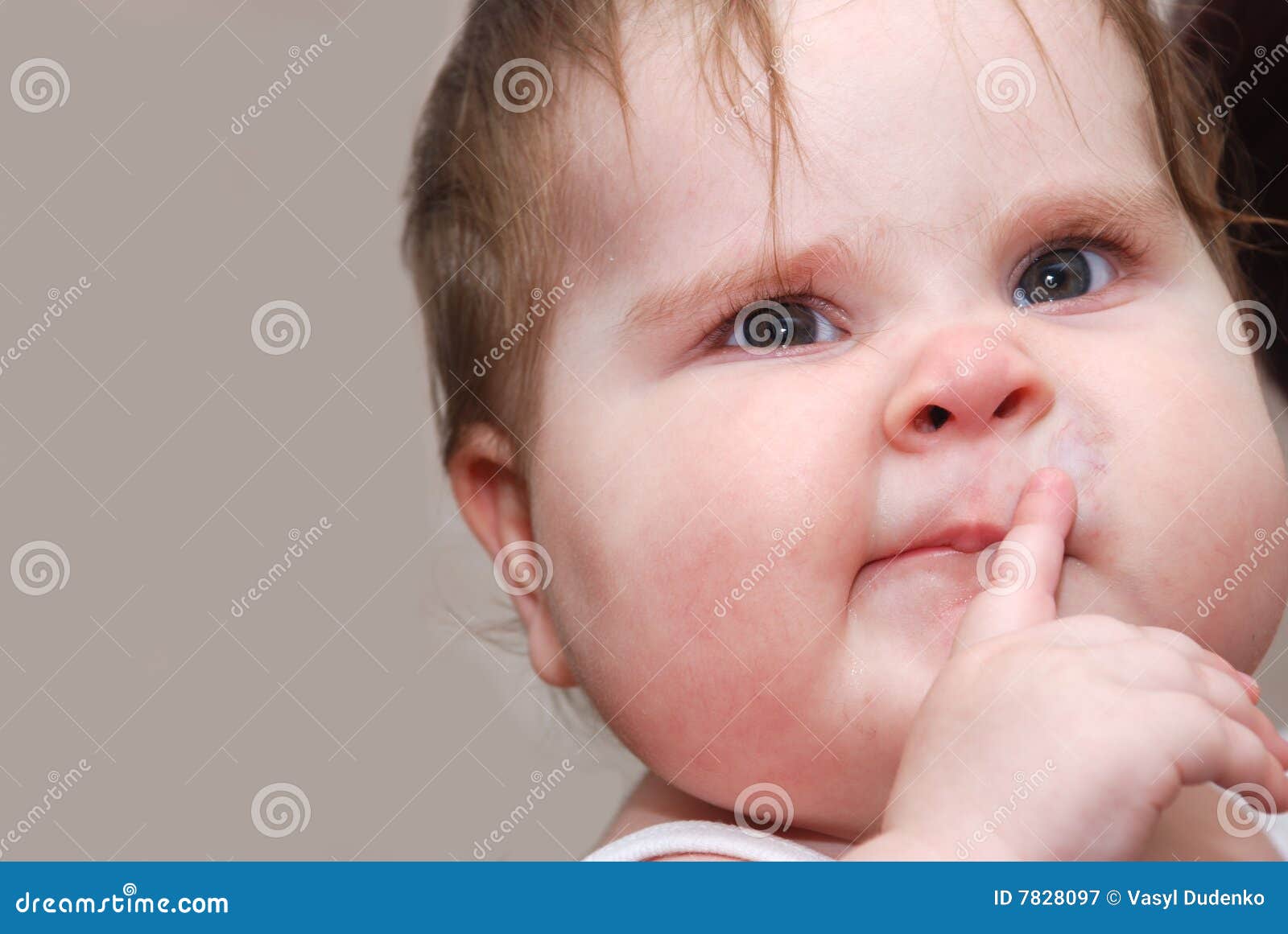 Grappige baby stock afbeelding. Afbeelding bestaande uit kaukasisch ...