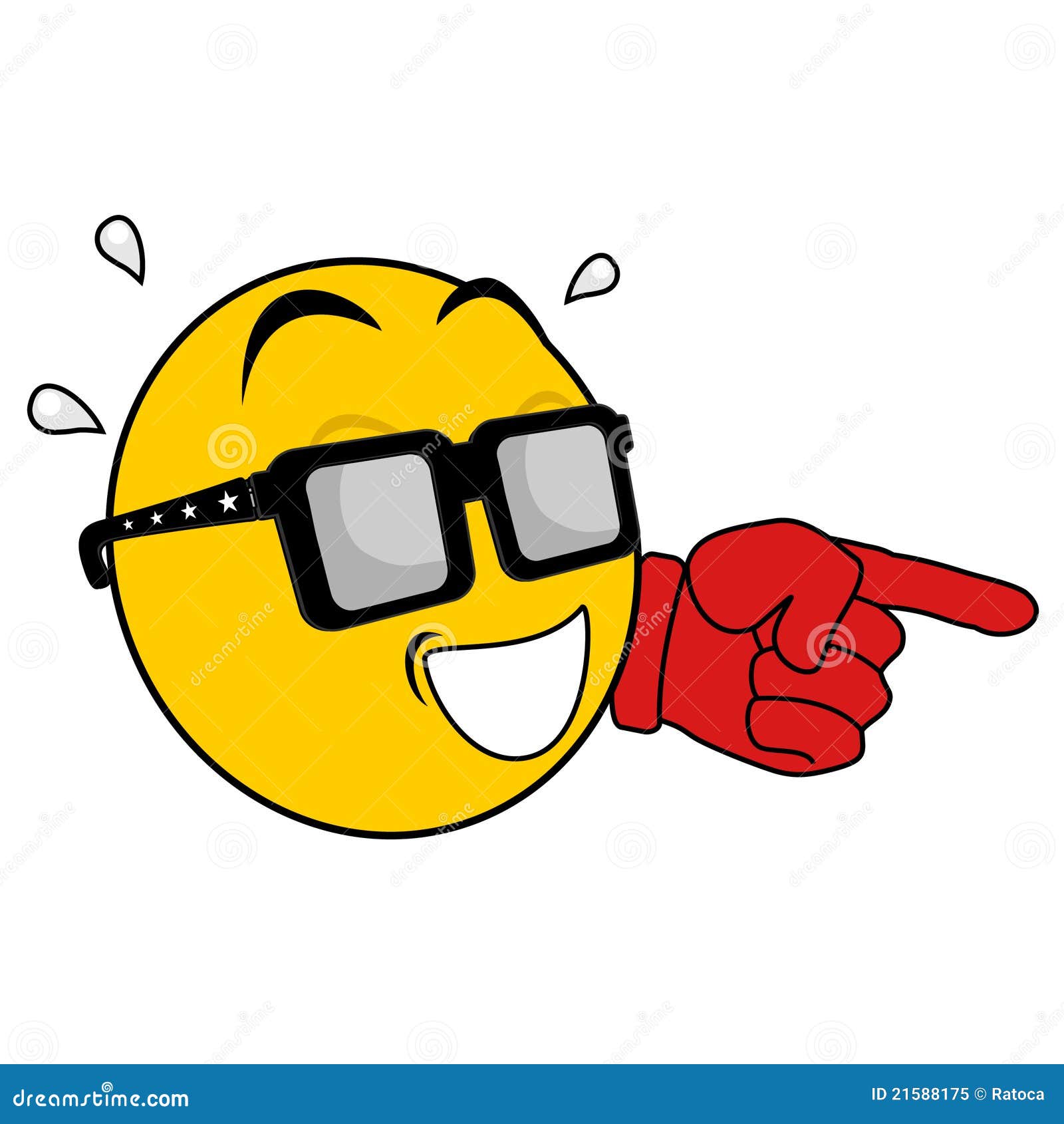 Grappige emoticon vector illustratie. Illustration of lach - 21588175