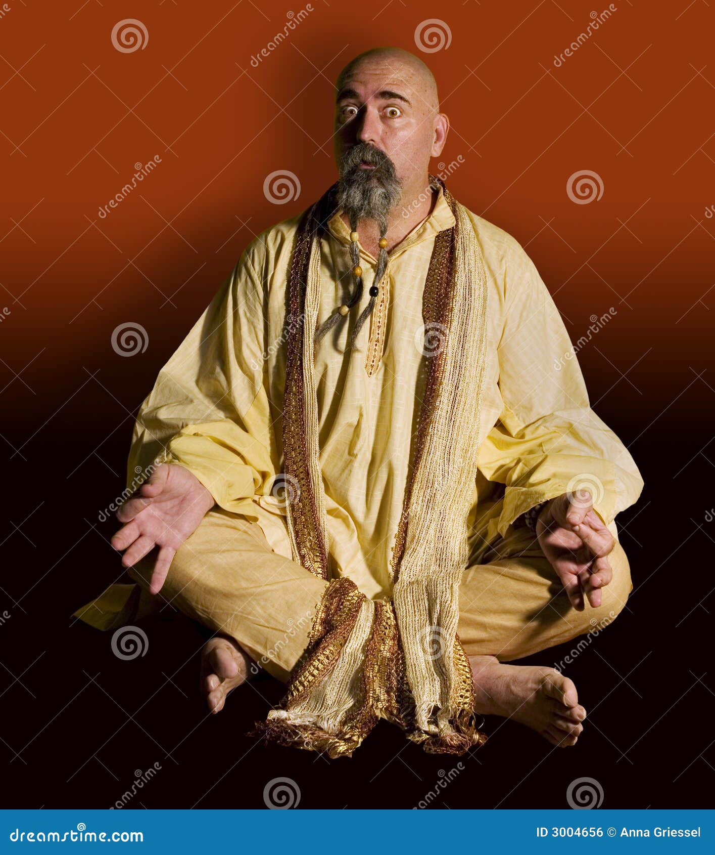 Grappige Goeroe stock foto. Image of kaal, verward, ogen - 3004656