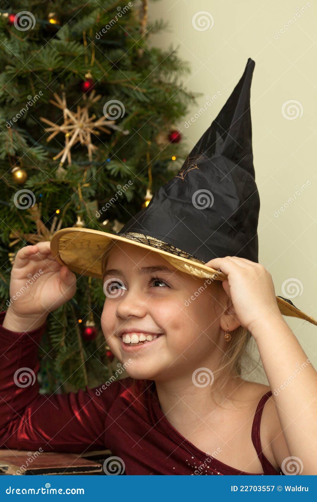 Grappige heks stock afbeelding. Image of mensen, kleur - 22703557