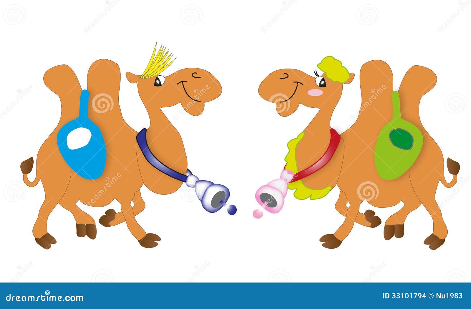 Grappige kameel stock illustratie. Illustration of status - 33101794