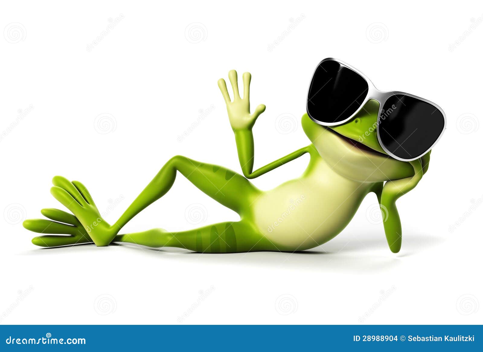 Grappige kikker - karakter stock illustratie. Illustration of kleverig ...