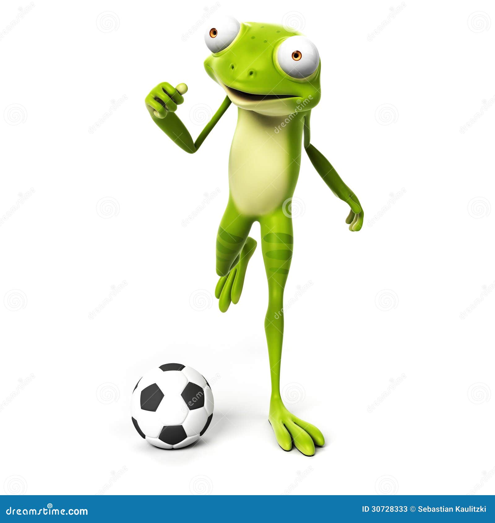 Grappige kikker - karakter stock illustratie. Illustration of ...